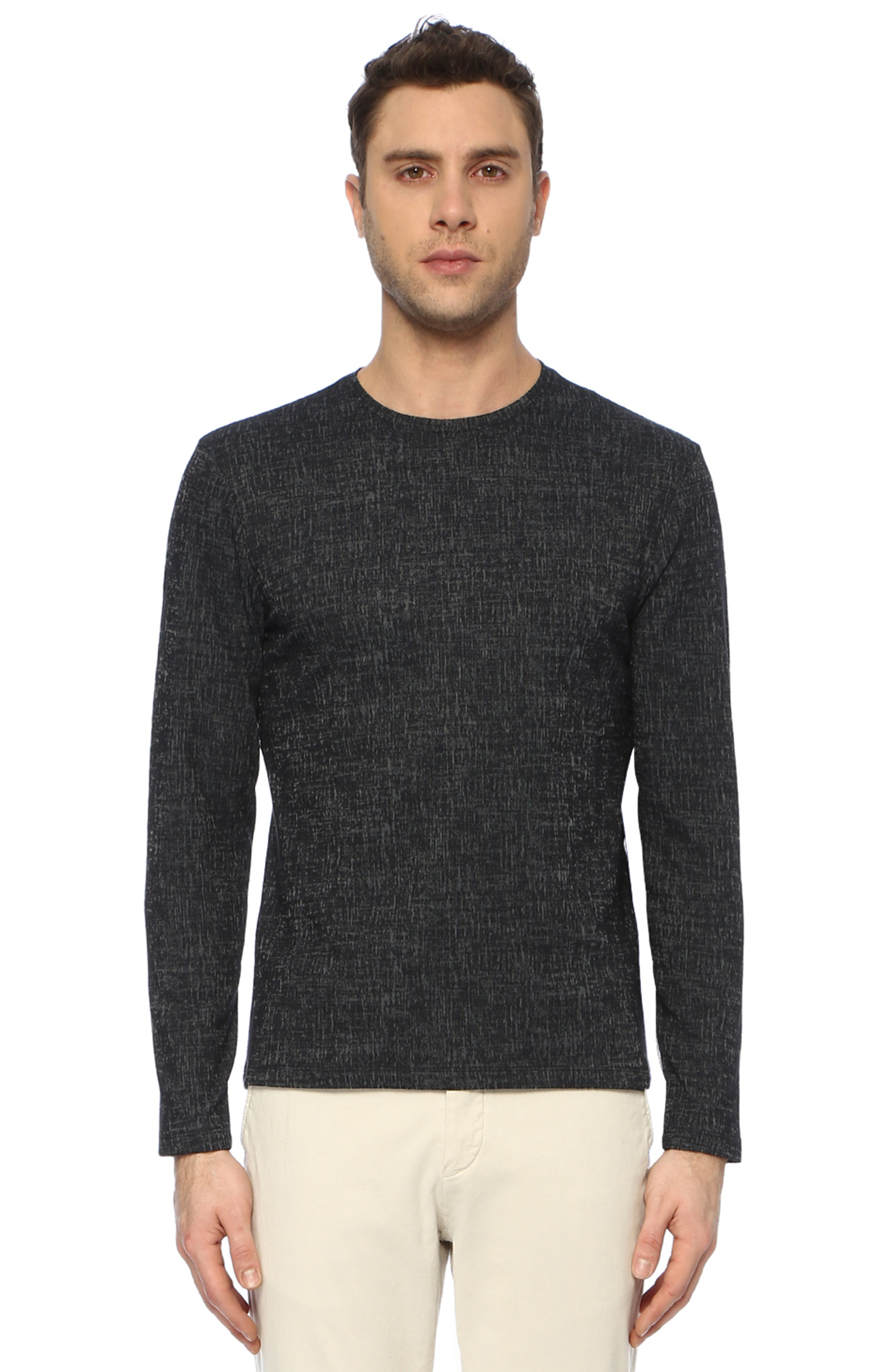 Lacivert Basic Sweatshirt