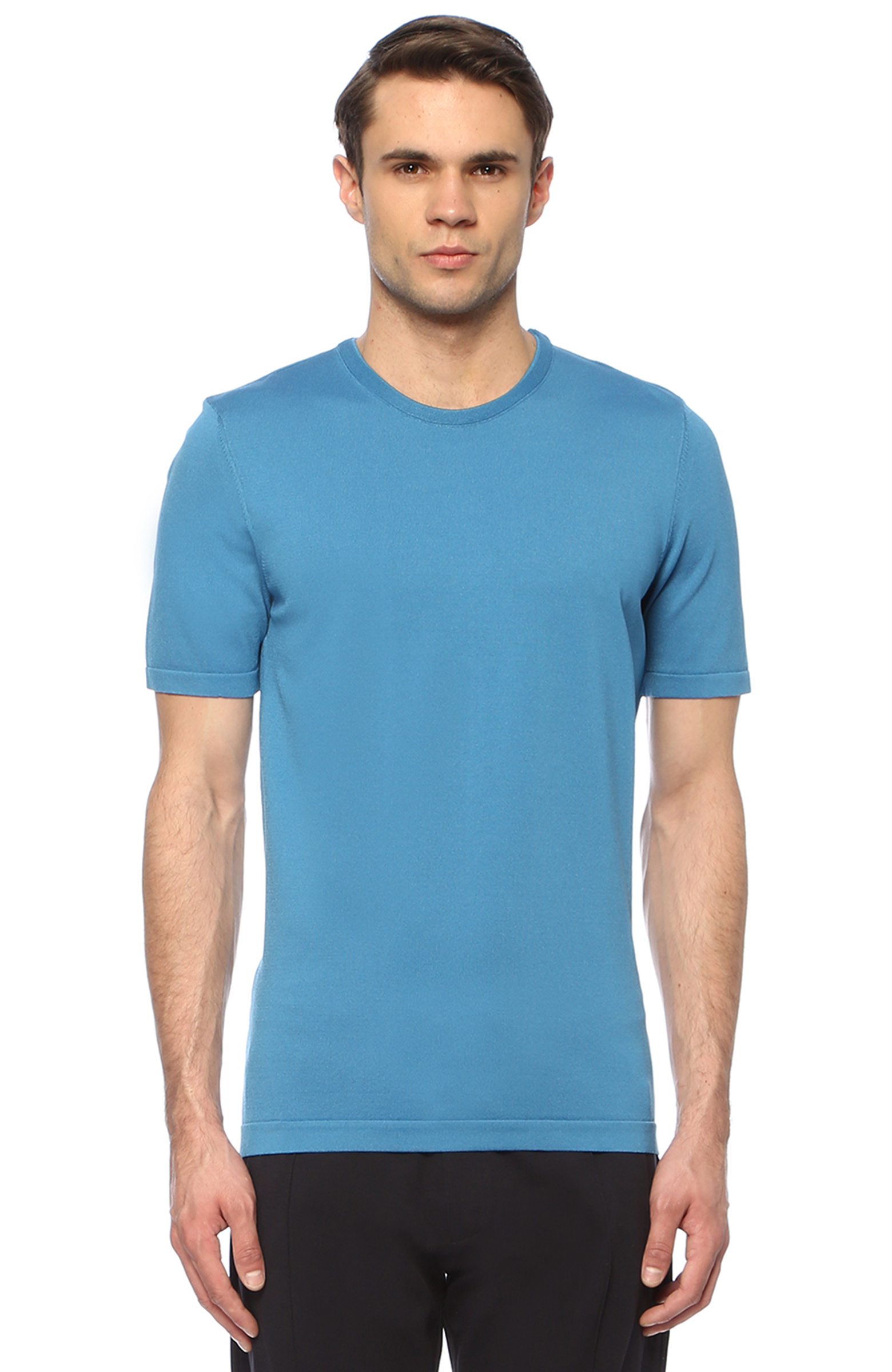 Turkuaz Kısa Kol Kazak Turkuaz Kısa Kol Kazak