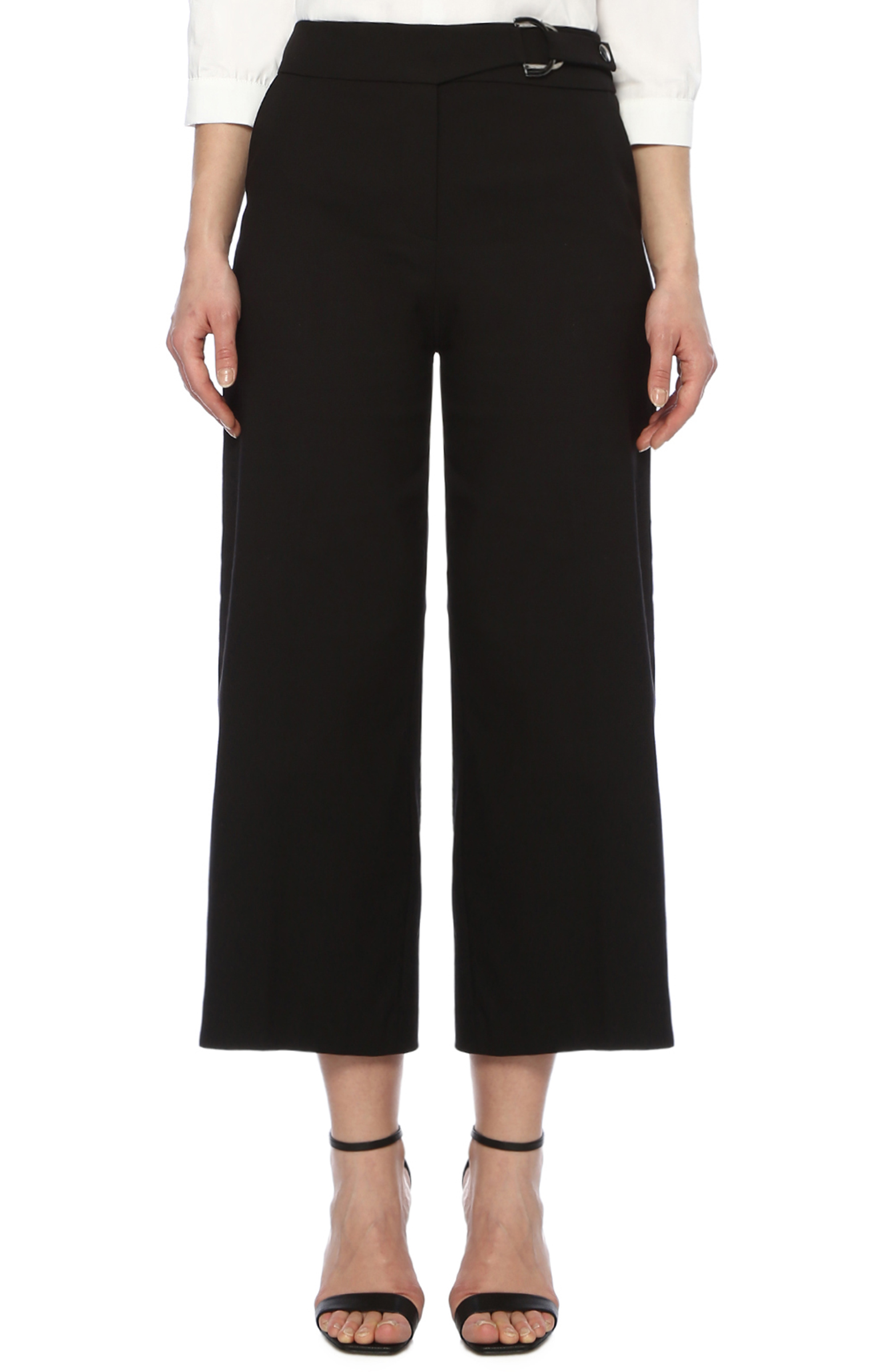 Siyah Cropped Pantolon Siyah Cropped Pantolon