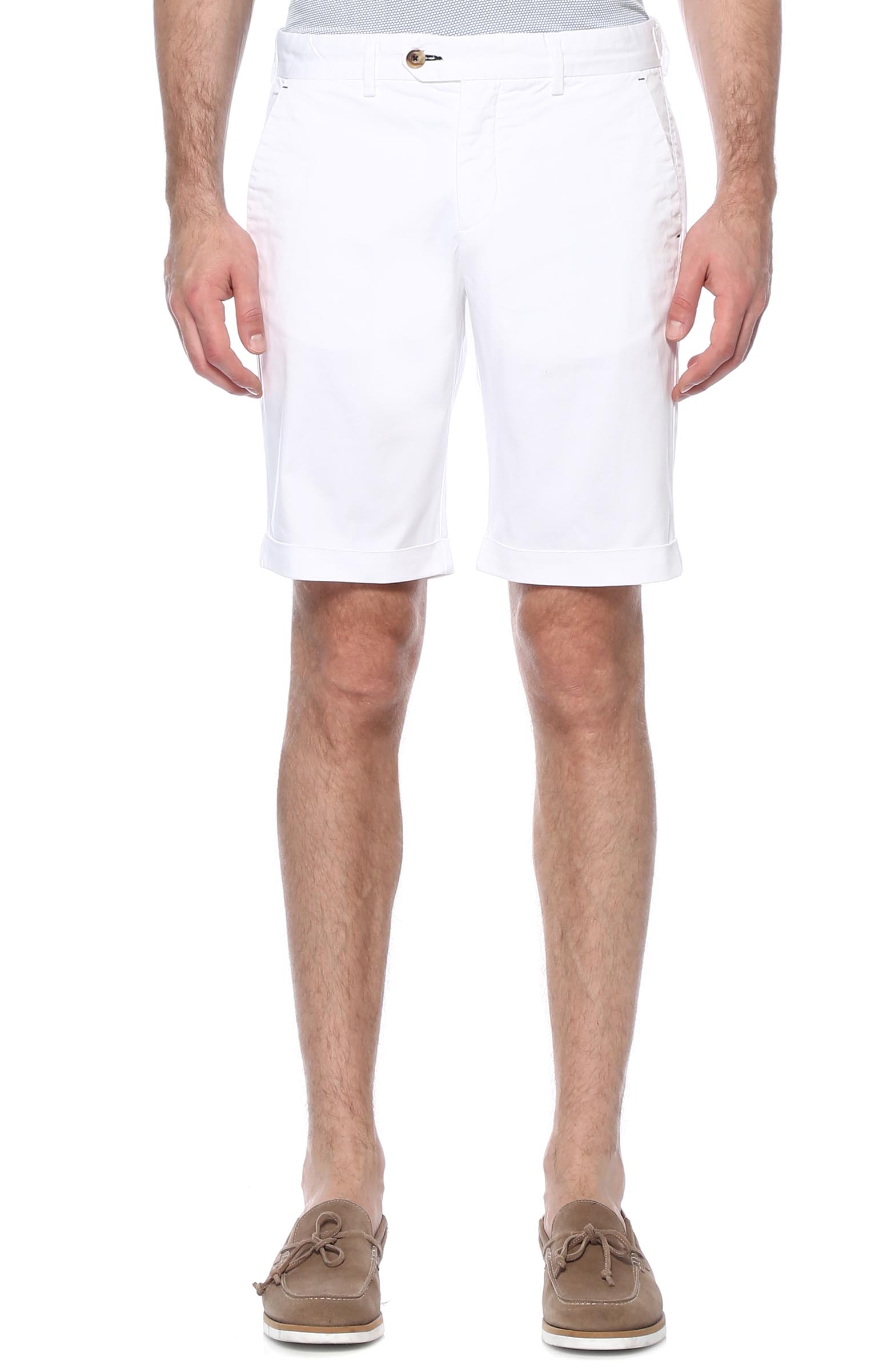 Beyaz Normal Bel Şort