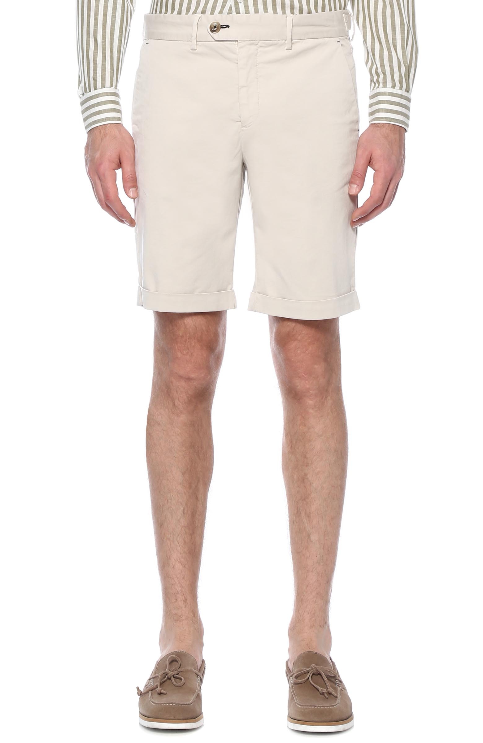 Krem Kanvas Şort Krem Kanvas Şort