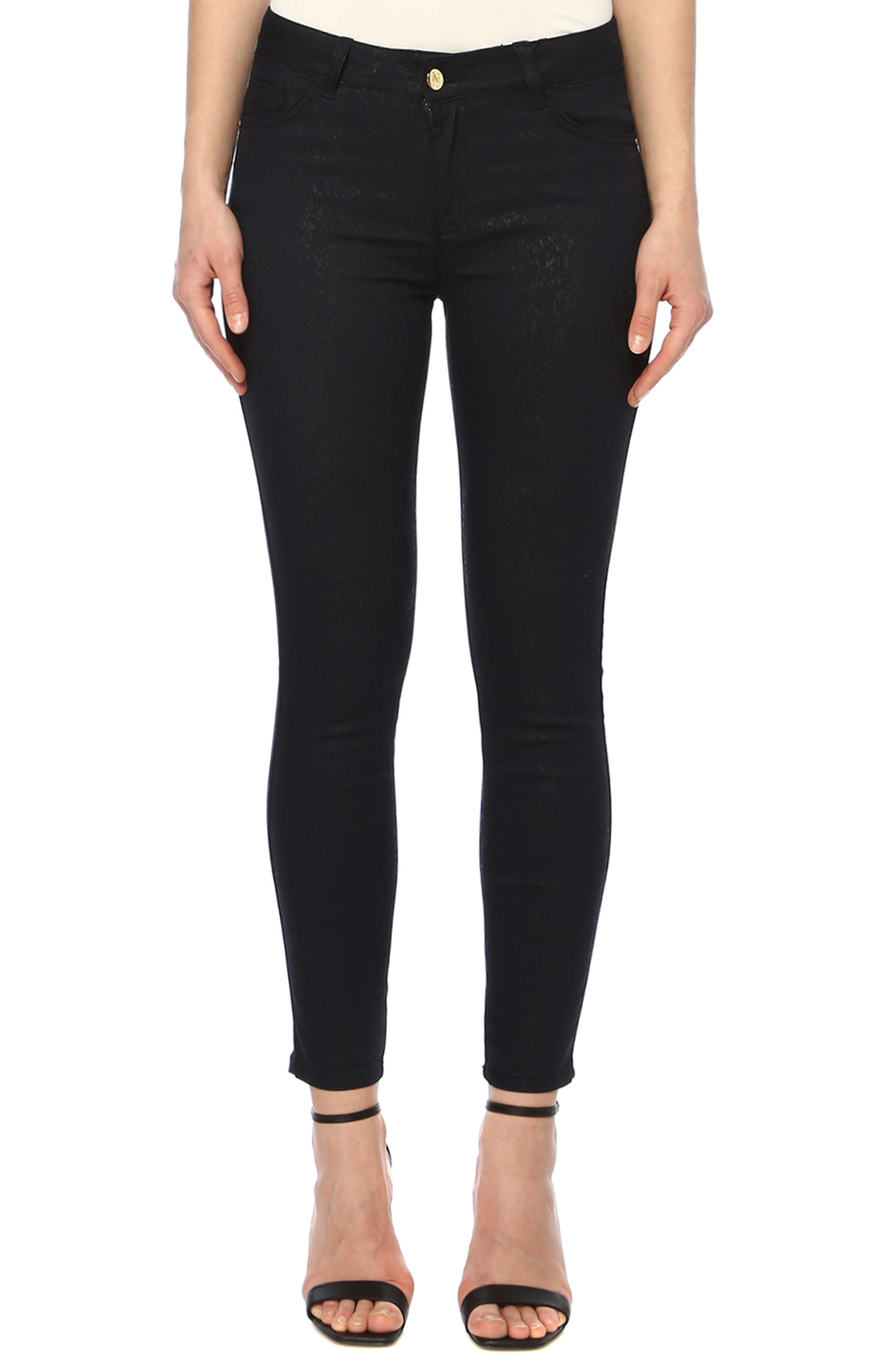 Lacivert Skinny Desenli Pantolon Lacivert Skinny Desenli Pantolon