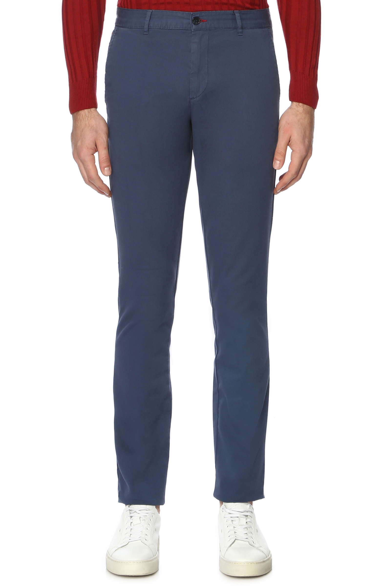 Slim Fit Lacivert Casual Pantolon