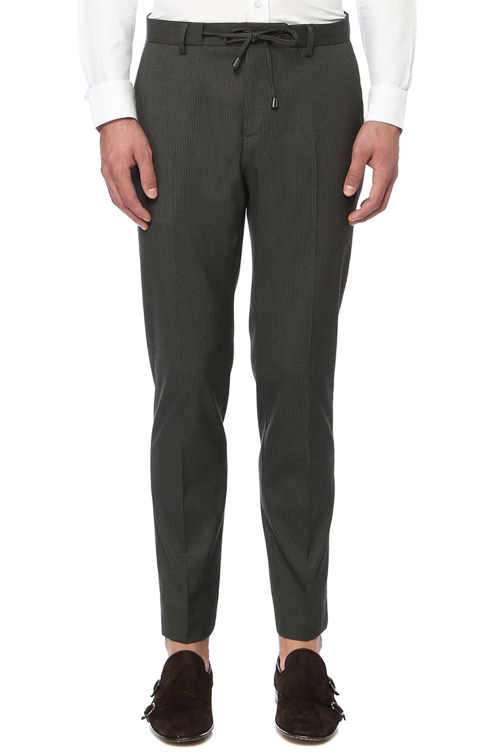 Antrasit Çizgili Pantolon