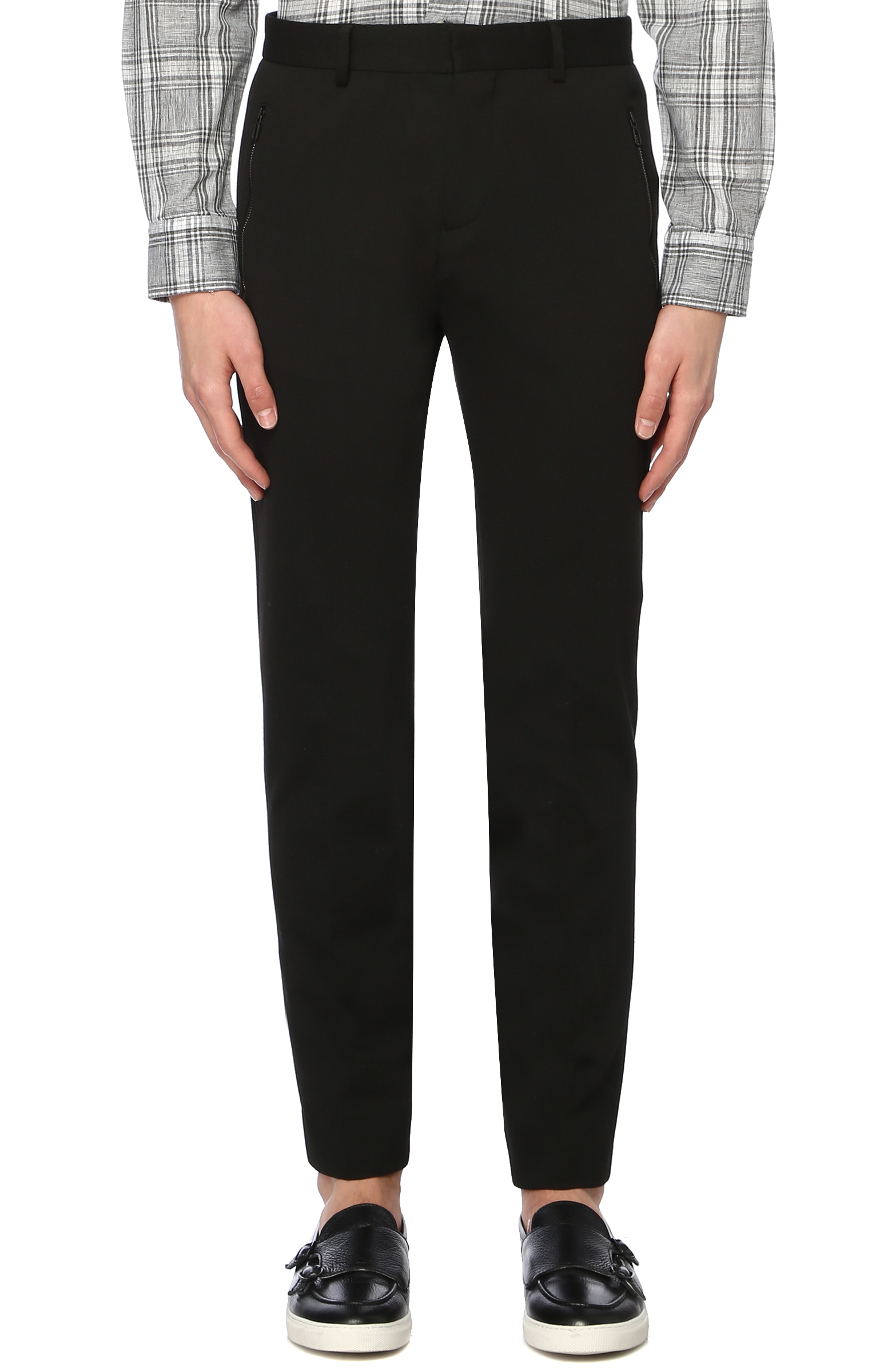 Siyah Dar Paça Jogger Pantolon