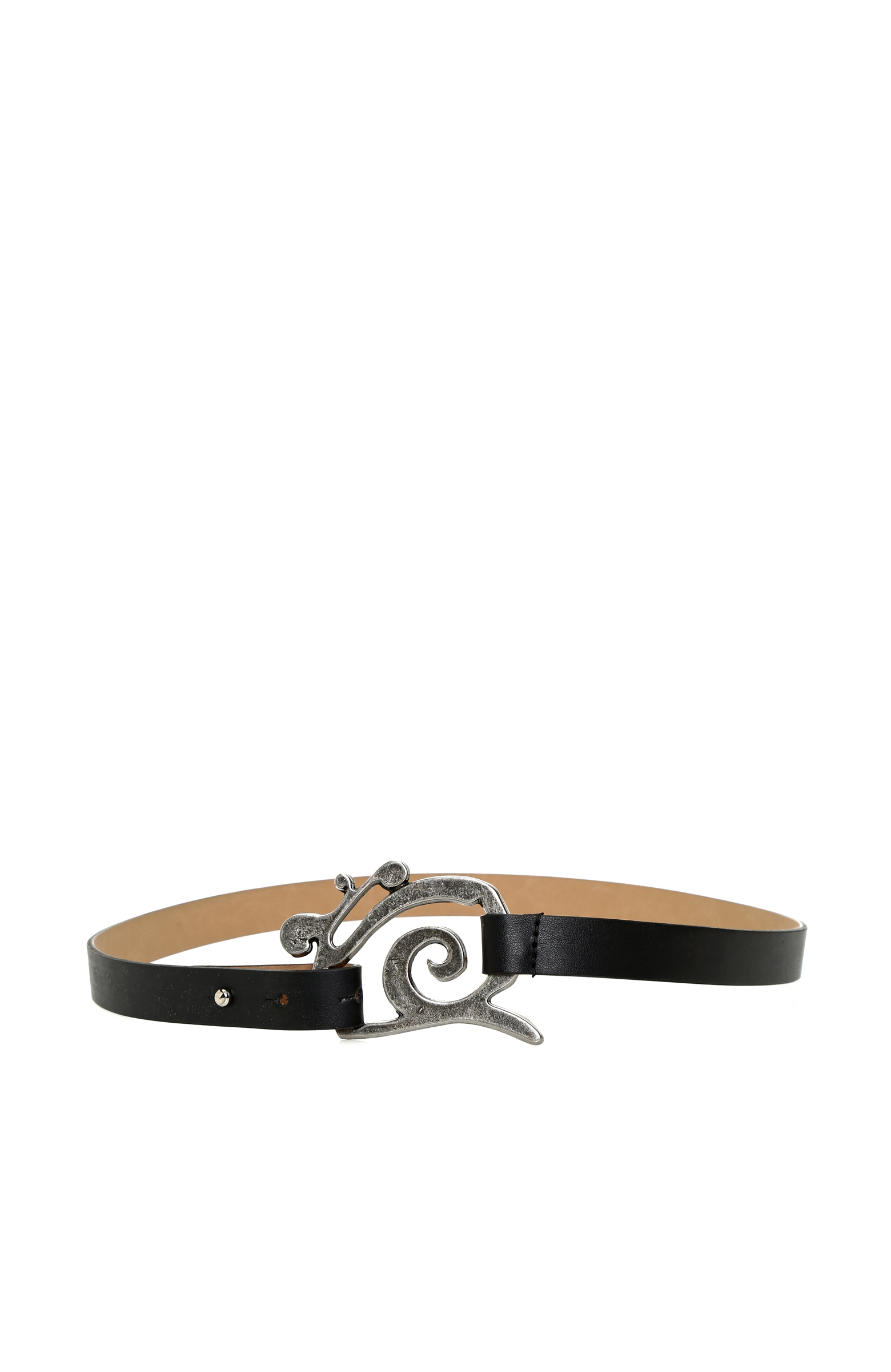 Salyangoz Tokalı Siyah Kadın Kemer Salyangoz Tokalı Siyah Kadın Kemer