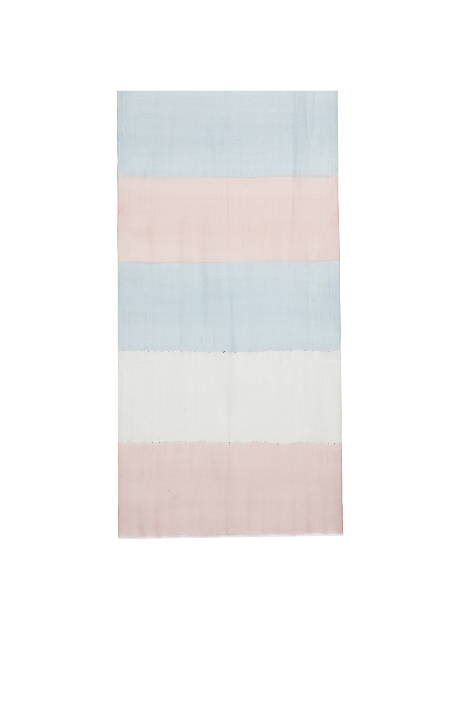 Colorblocked Çizgili Kadın Şal