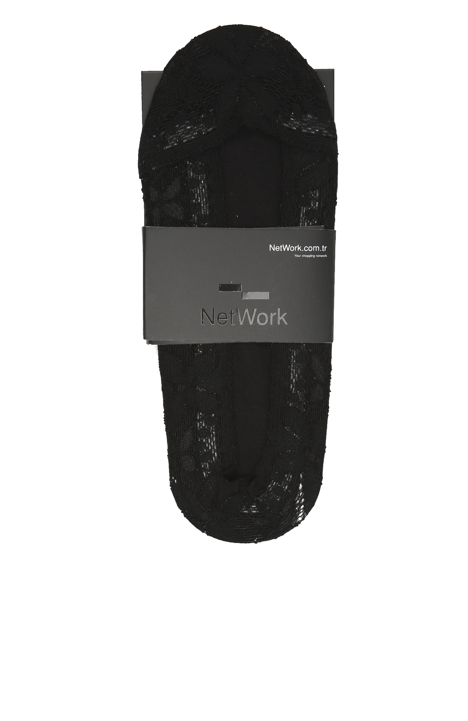 Siyah Dantelli Kadın Çorap Siyah Dantelli Kadın Çorap