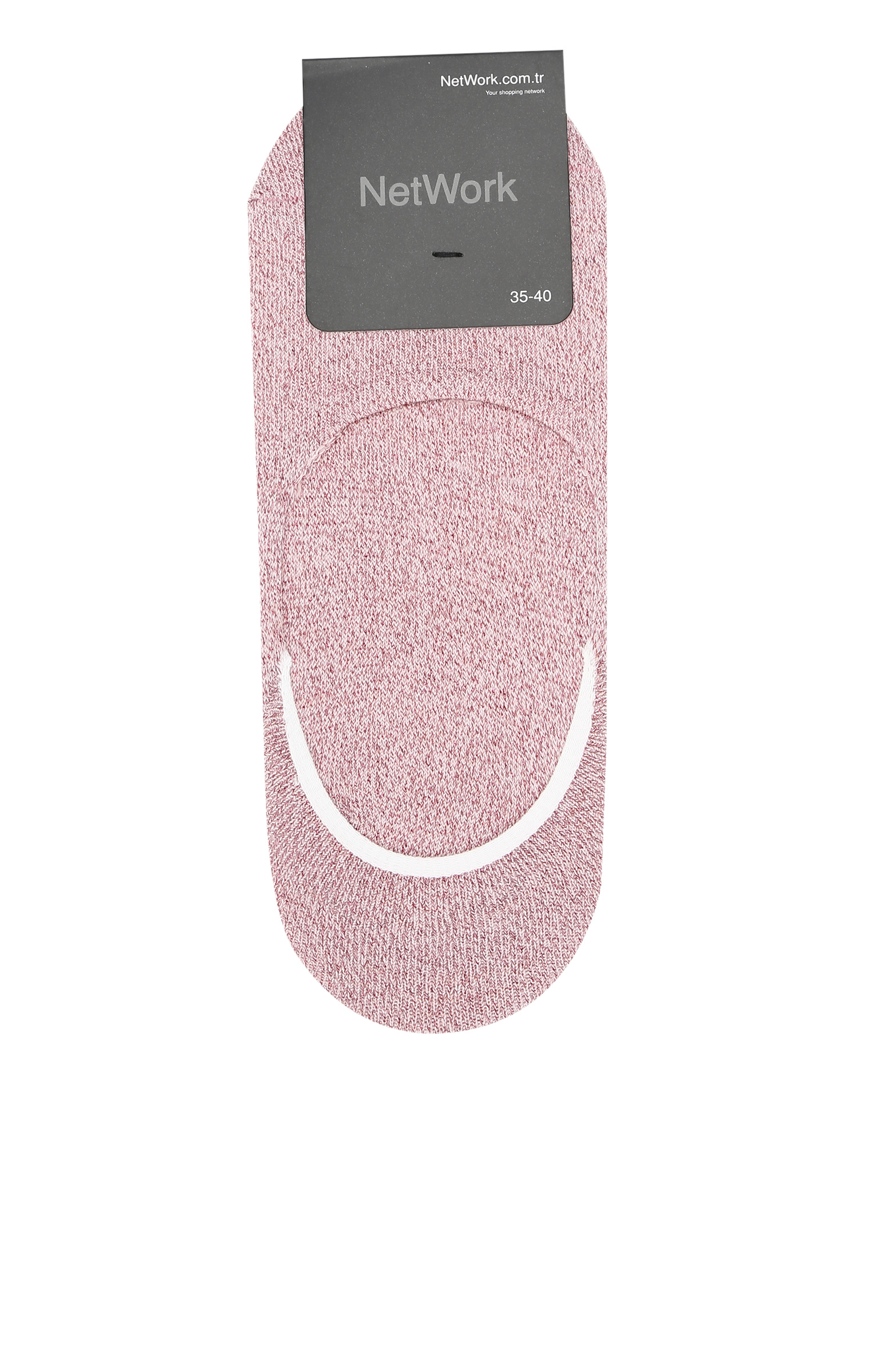 Pembe Kadın Babet Çorabı