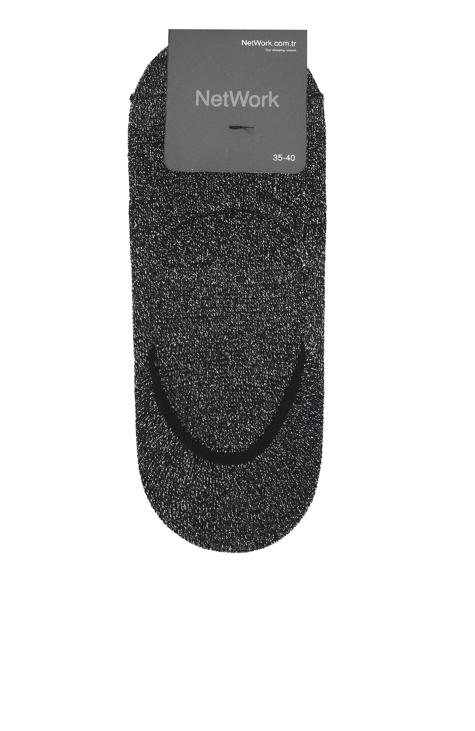 Antrasit Kadın Babet Çorabı