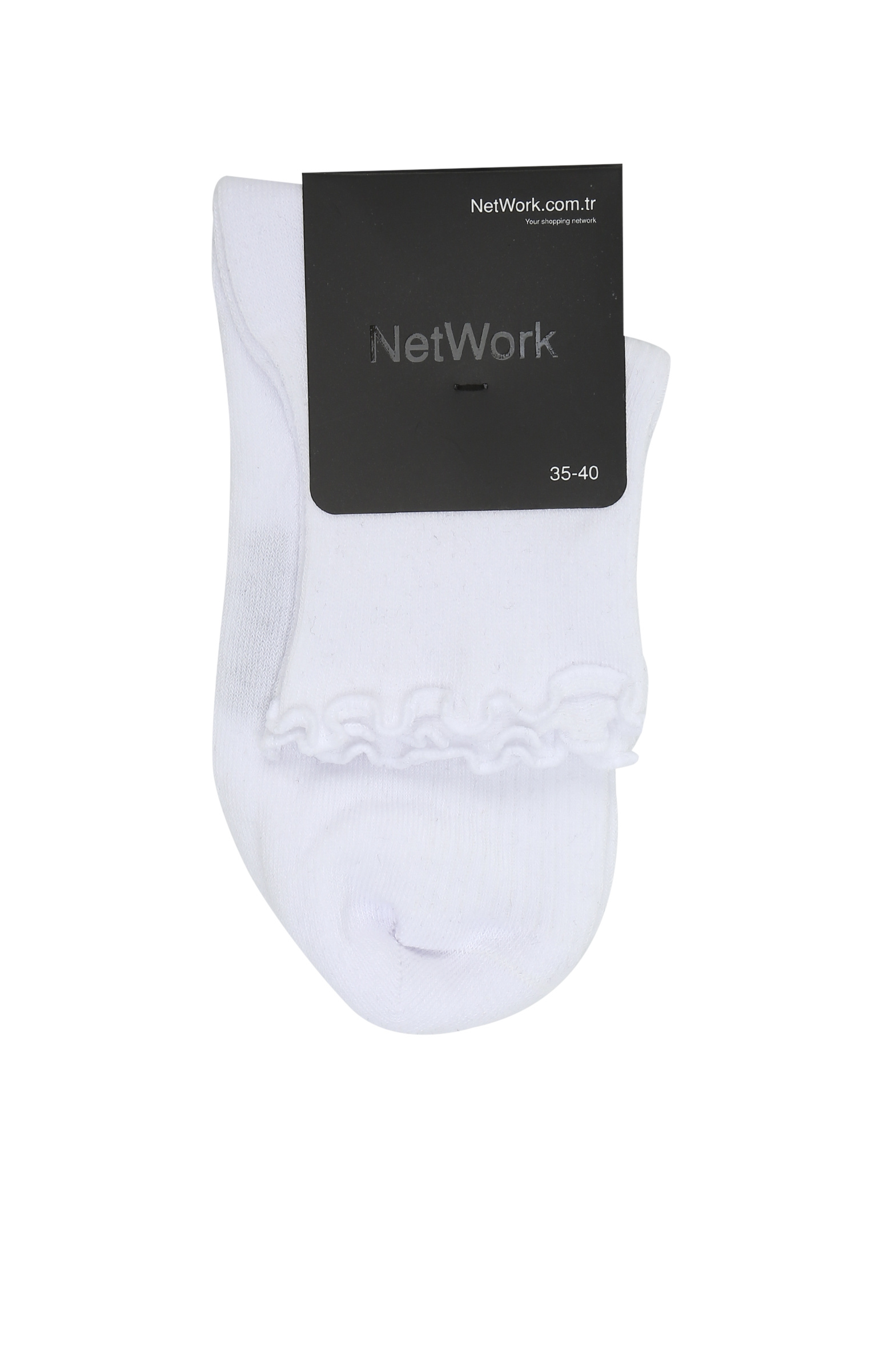 Beyaz Kadın Çorap