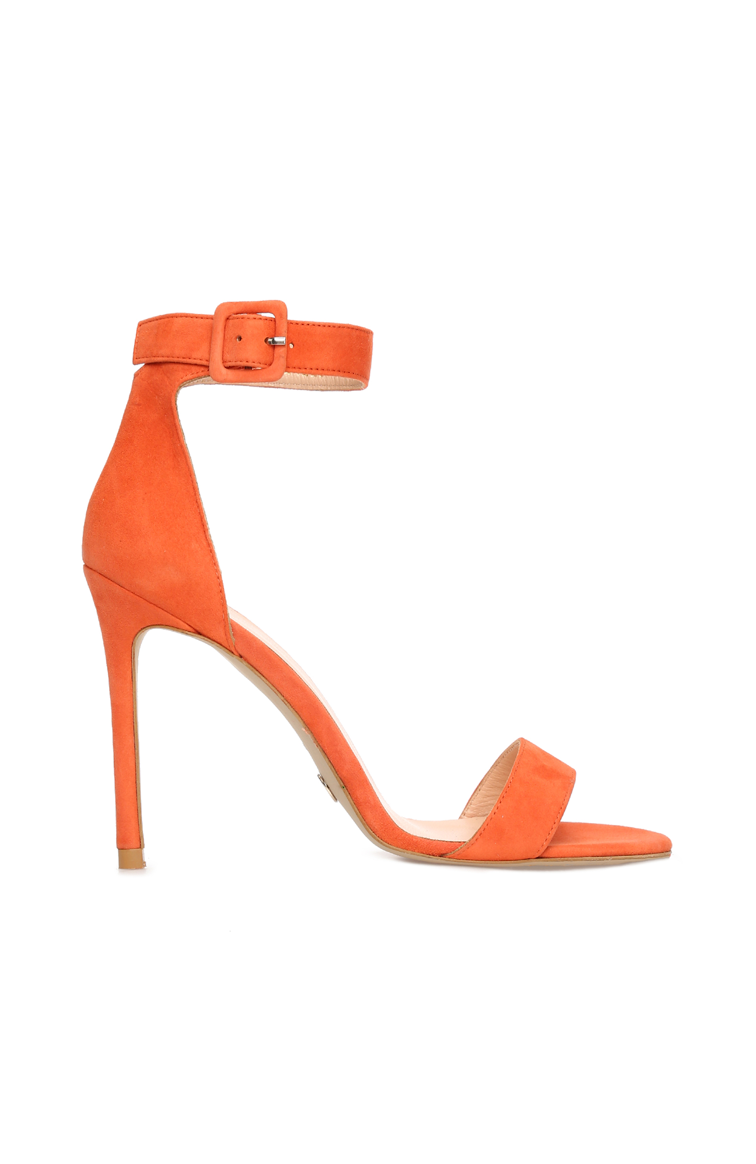 Turuncu Süet Kadın Sandalet