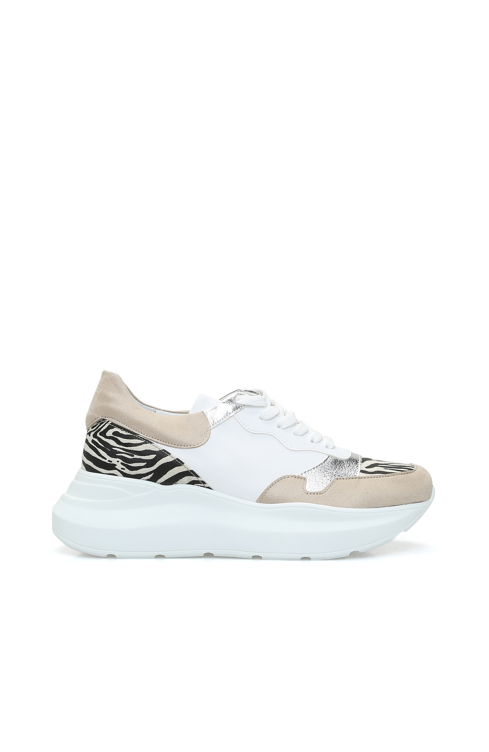 Zebra Bej Kadın Sneaker