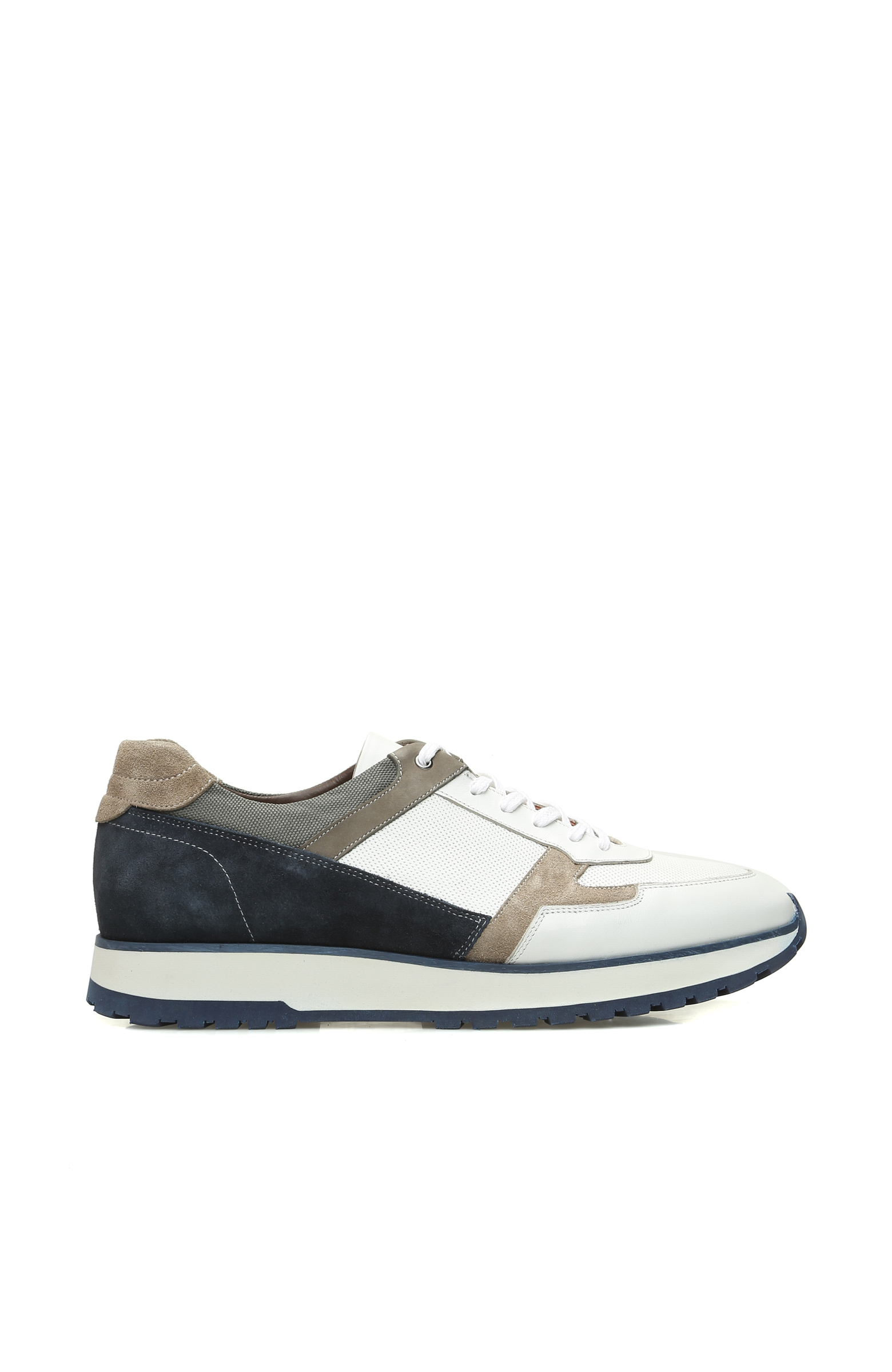 Colorblocked Logolu Erkek Süet Sneaker Colorblocked Logolu Erkek Süet Sneaker