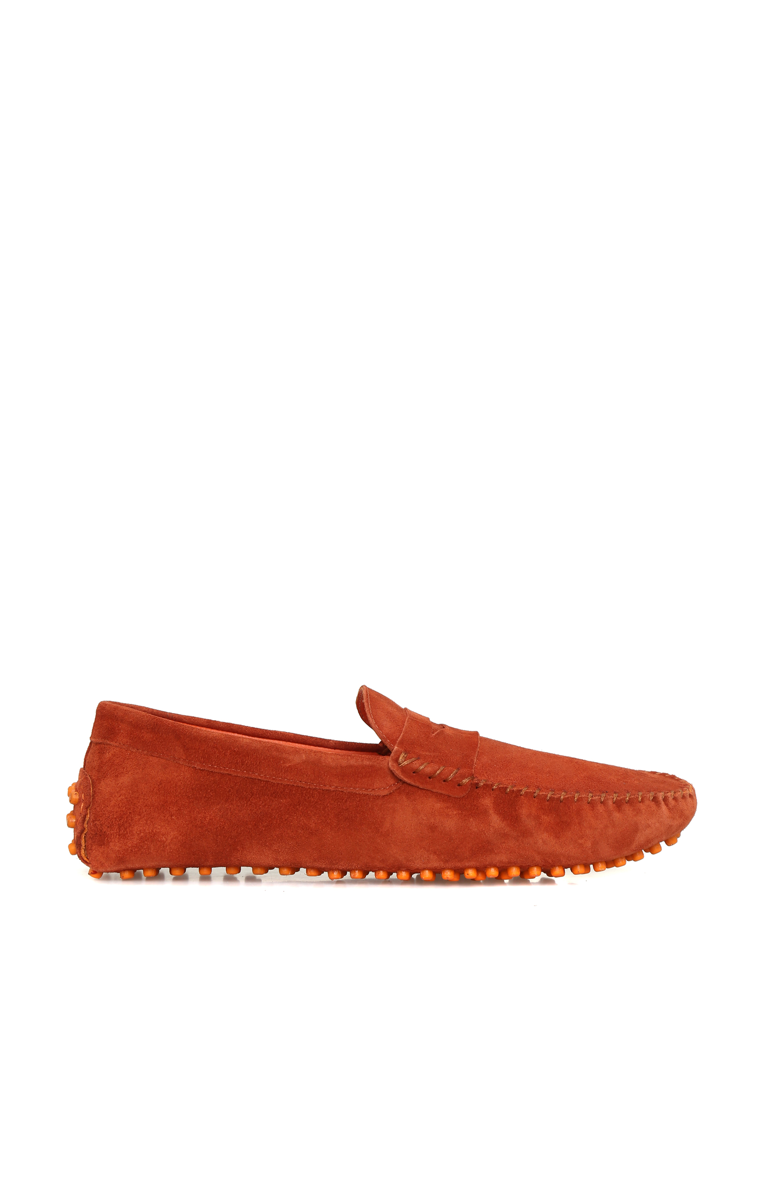 Kiremit Süet Erkek Loafer Kiremit Süet Erkek Loafer