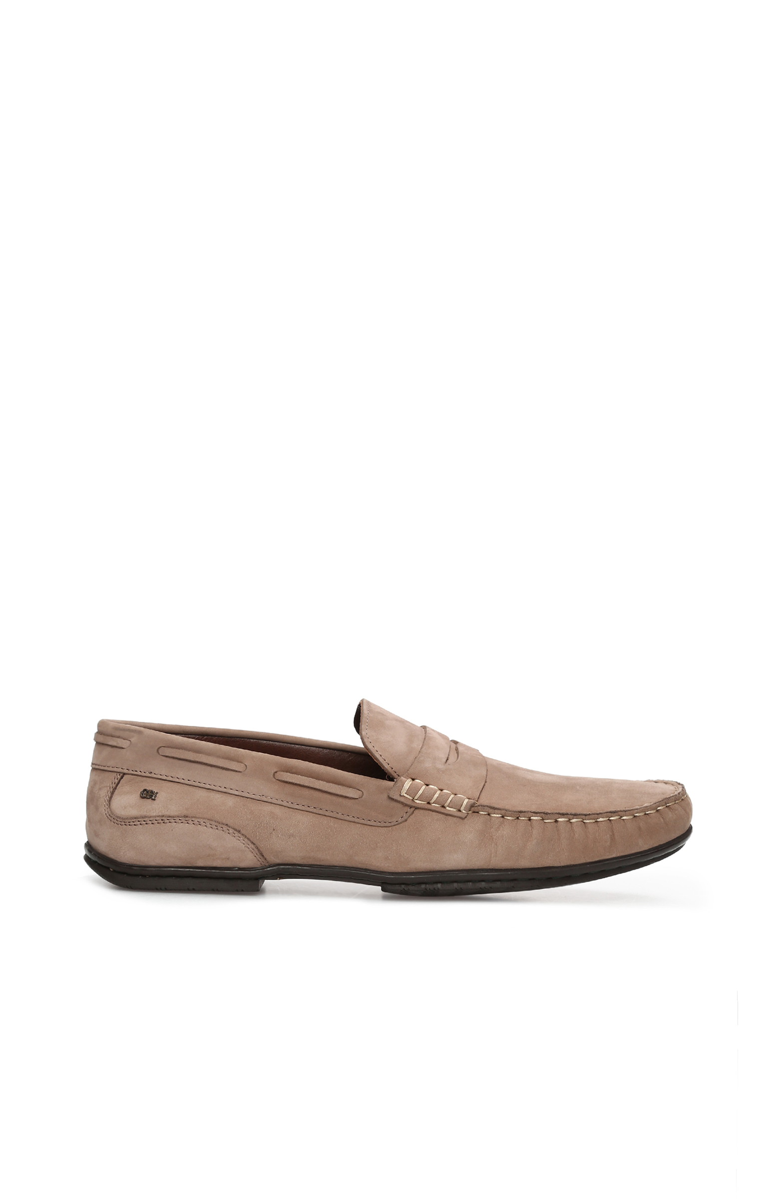 Vizon Bant Detaylı Erkek Nubuk Loafer Vizon Bant Detaylı Erkek Nubuk Loafer