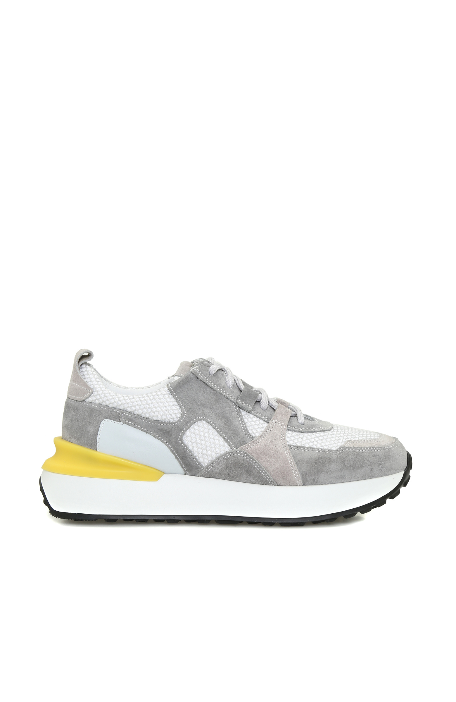 Gri Süet Kadın Sneaker