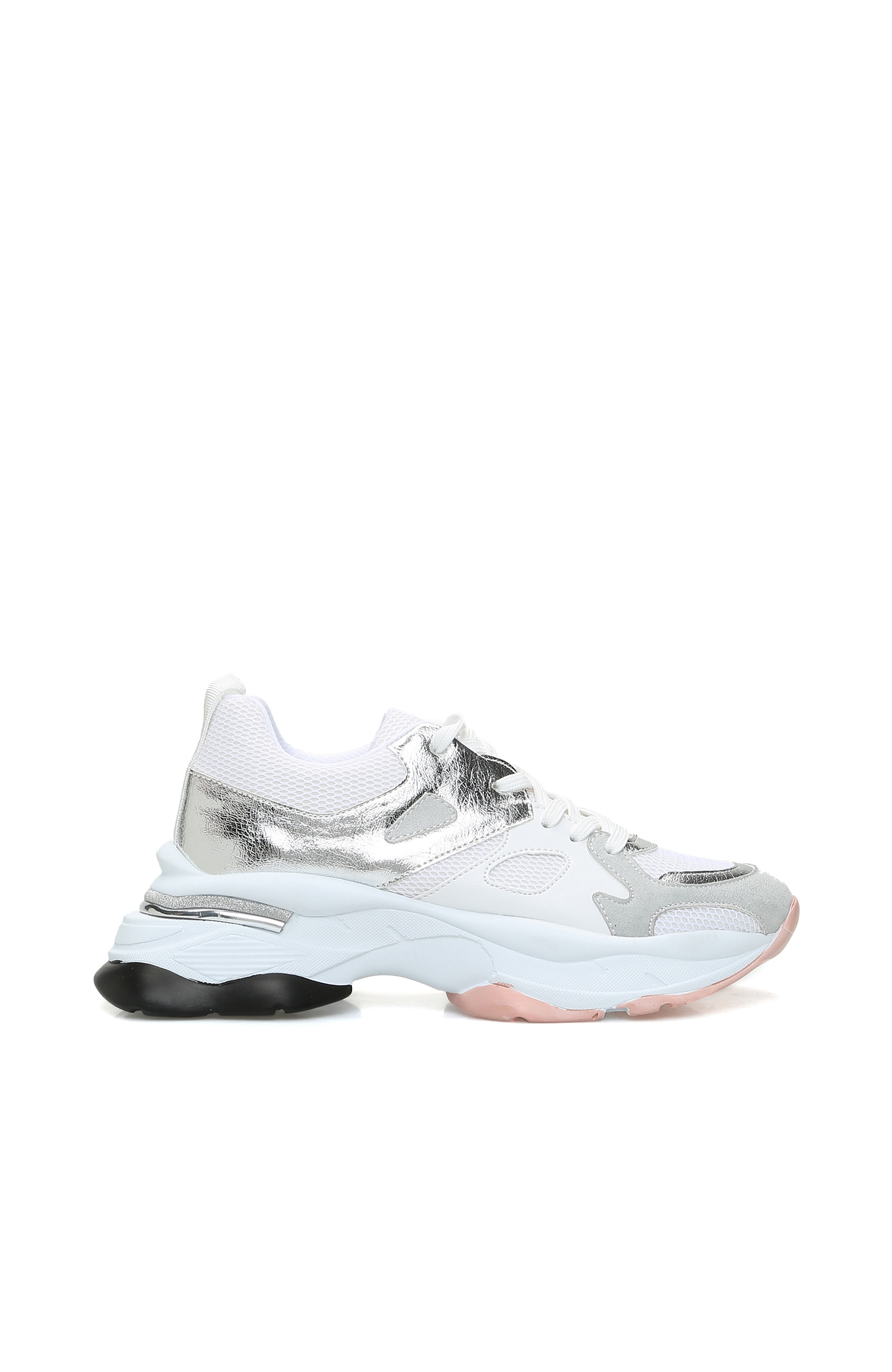 Beyaz Gri Kadın Sneaker