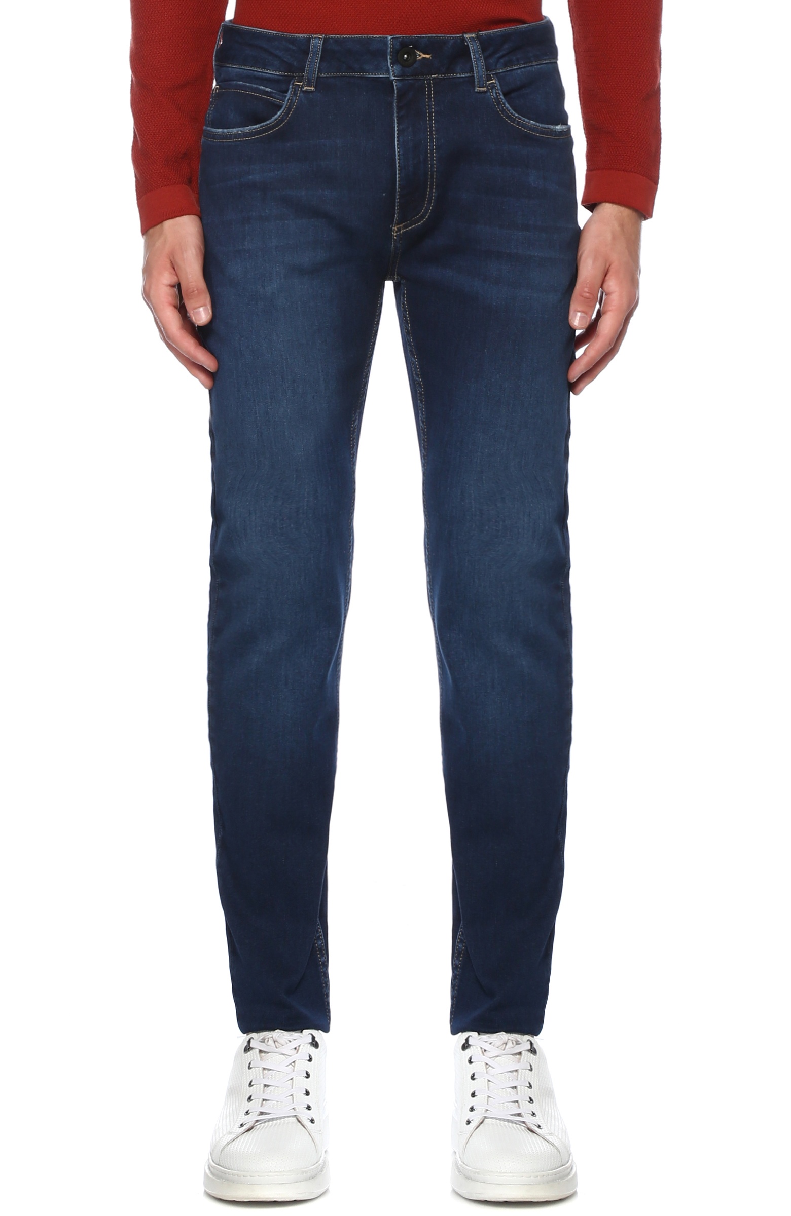 Mavi Dar Paça Skinny Denim Pantolon Mavi Dar Paça Skinny Denim Pantolon