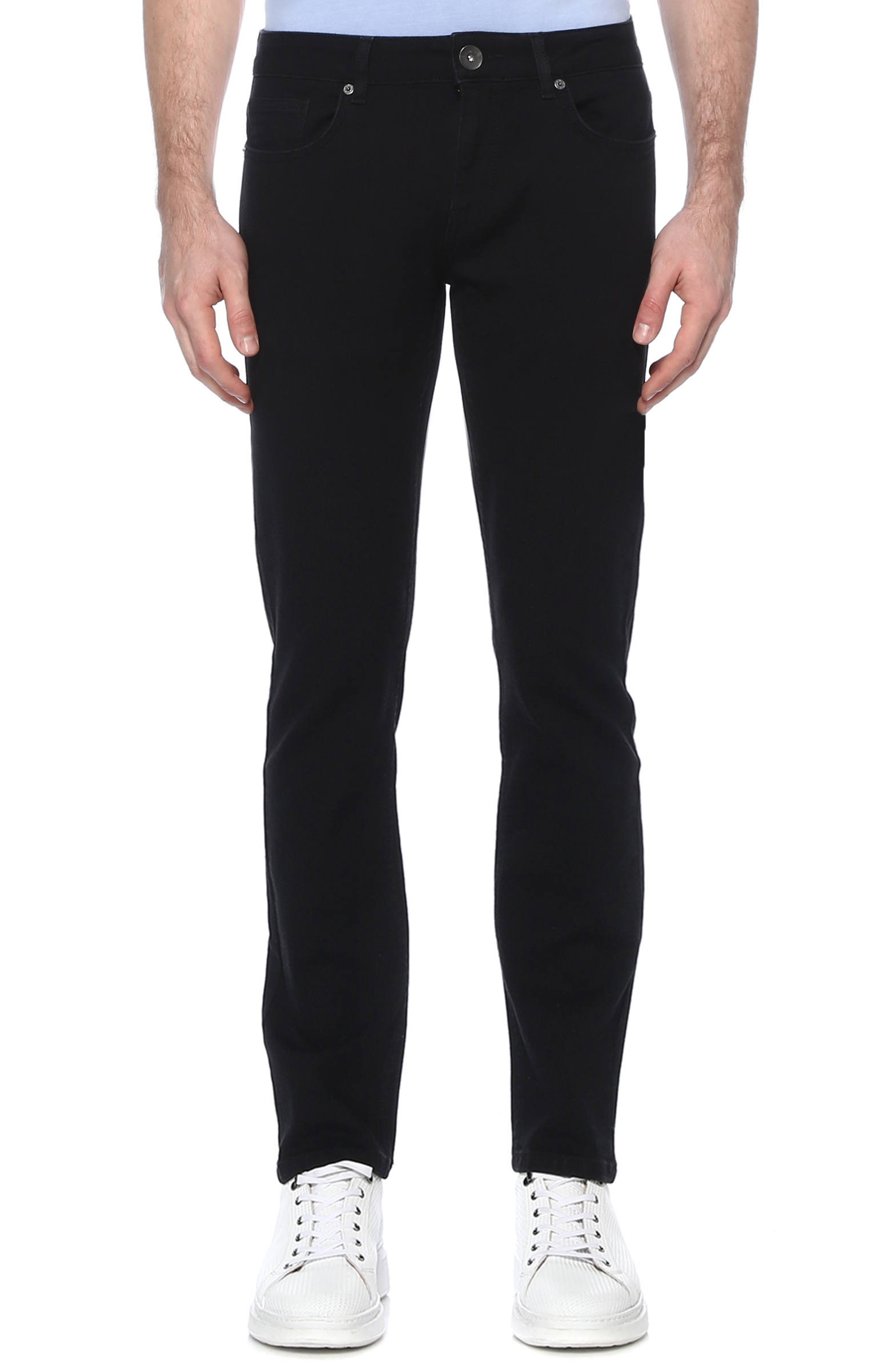 Slim Fit Siyah Normal Bel Jean Pantolon Slim Fit Siyah Normal Bel Jean Pantolon