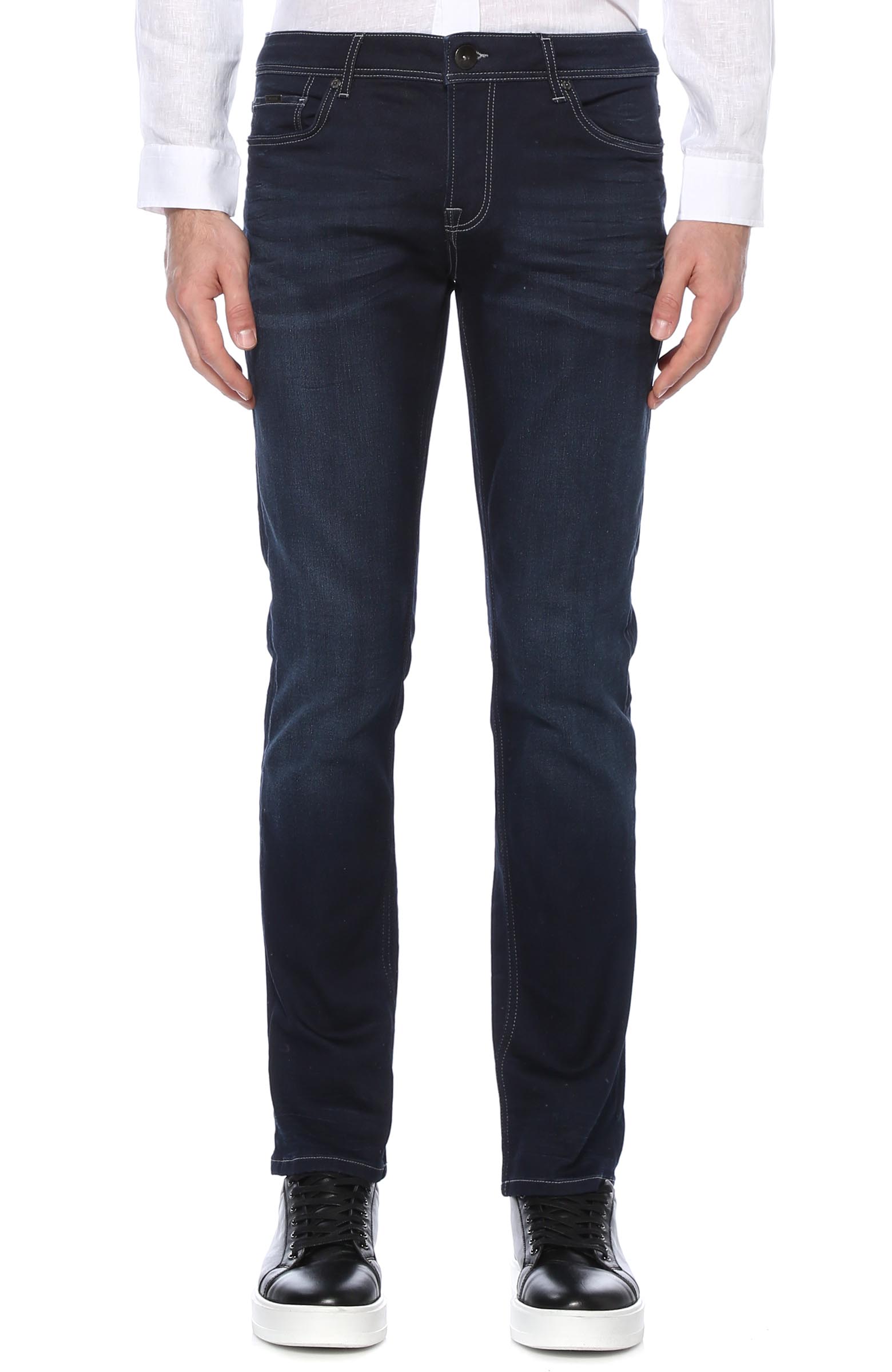 Slim Fit Lacivert Jean Pantolon Slim Fit Lacivert Jean Pantolon