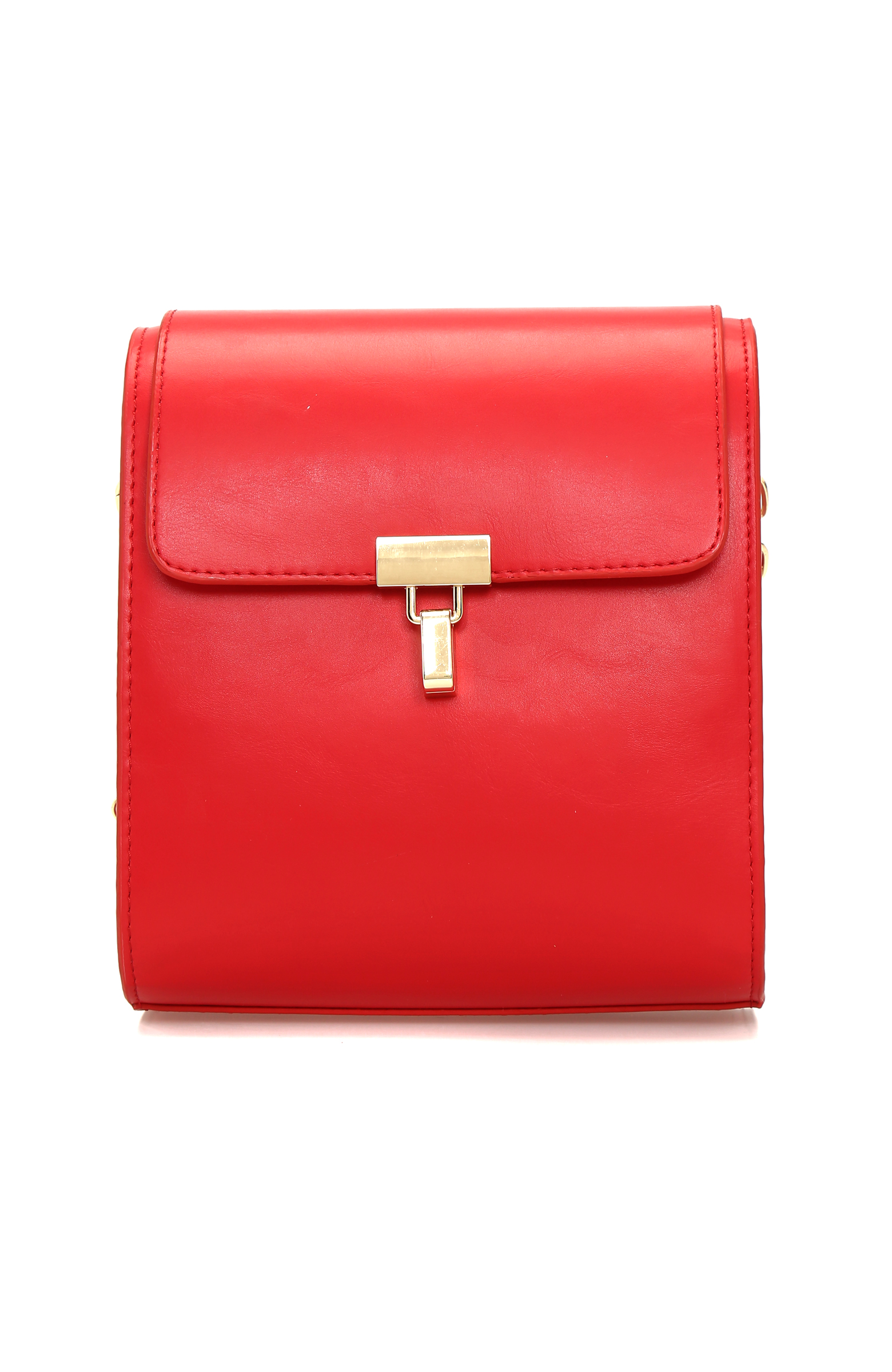 Kırmızı Kadın Postacı Çantası