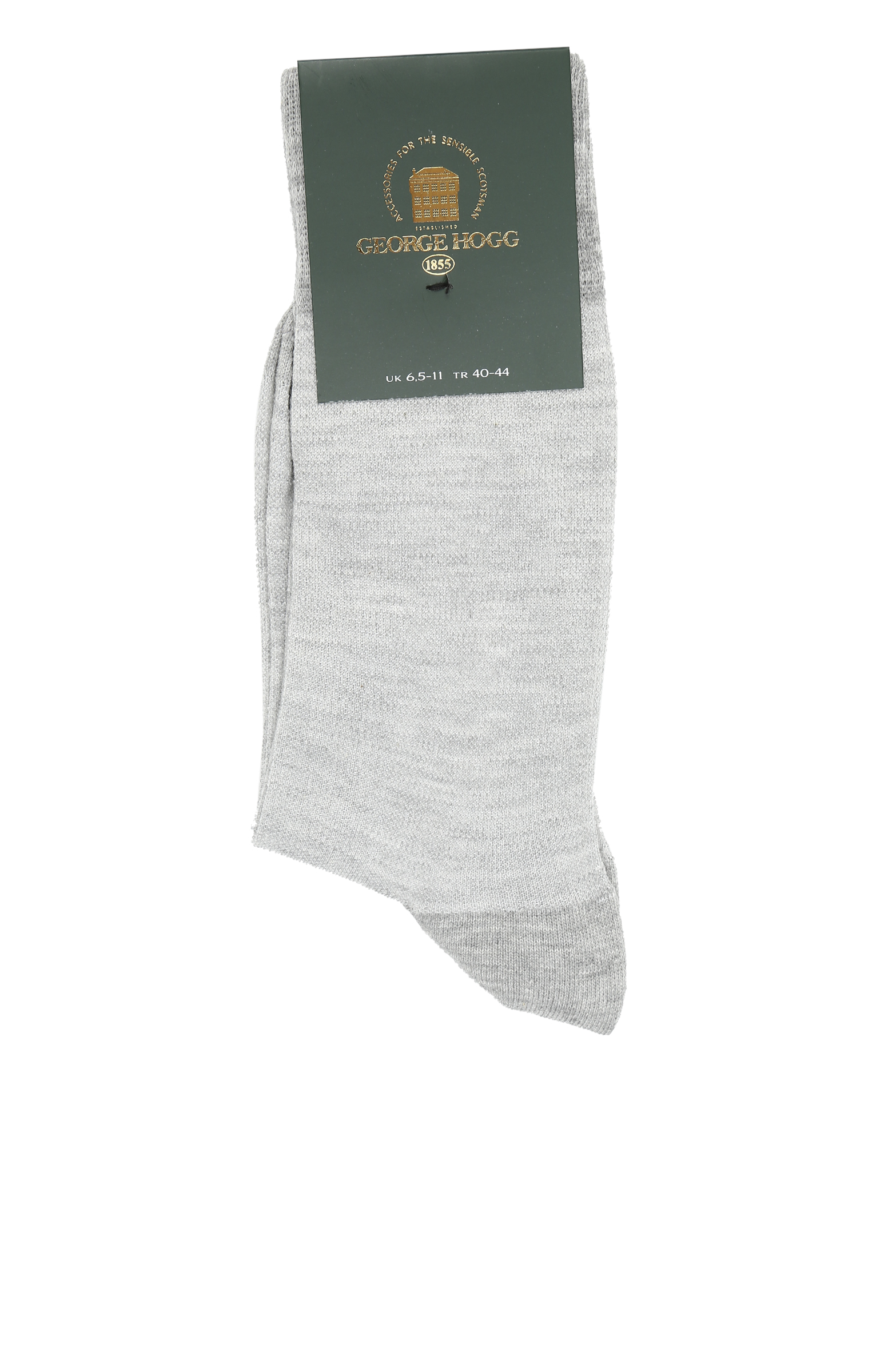 Gri Erkek Bambu Çorap