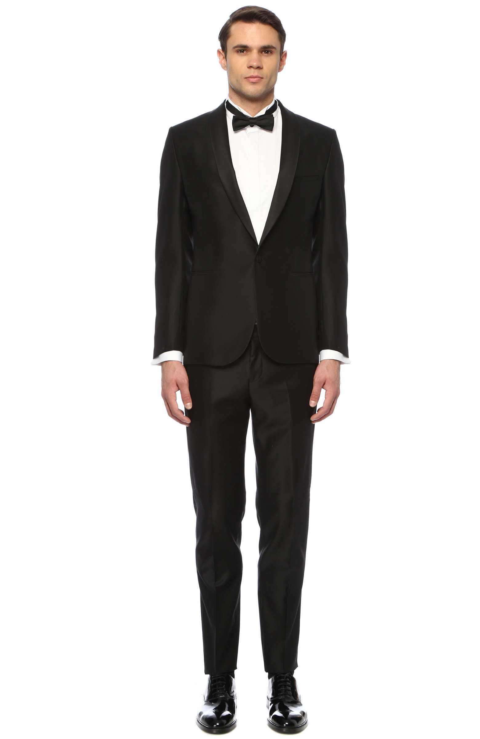 Siyah Şal Yaka Smokin Takım Elbise