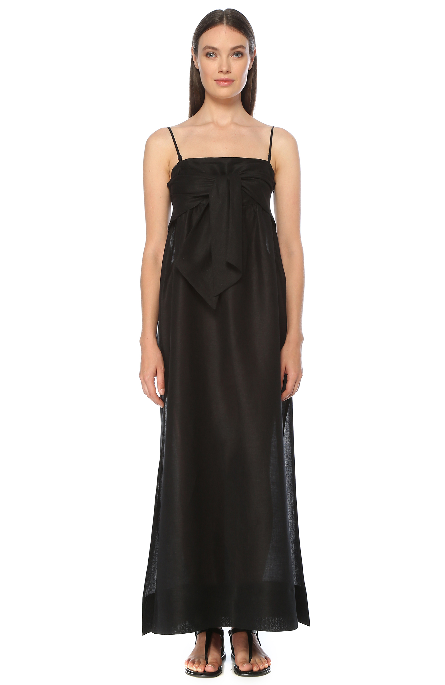 Siyah Detaylı Maxi Elbise Siyah Detaylı Maxi Elbise