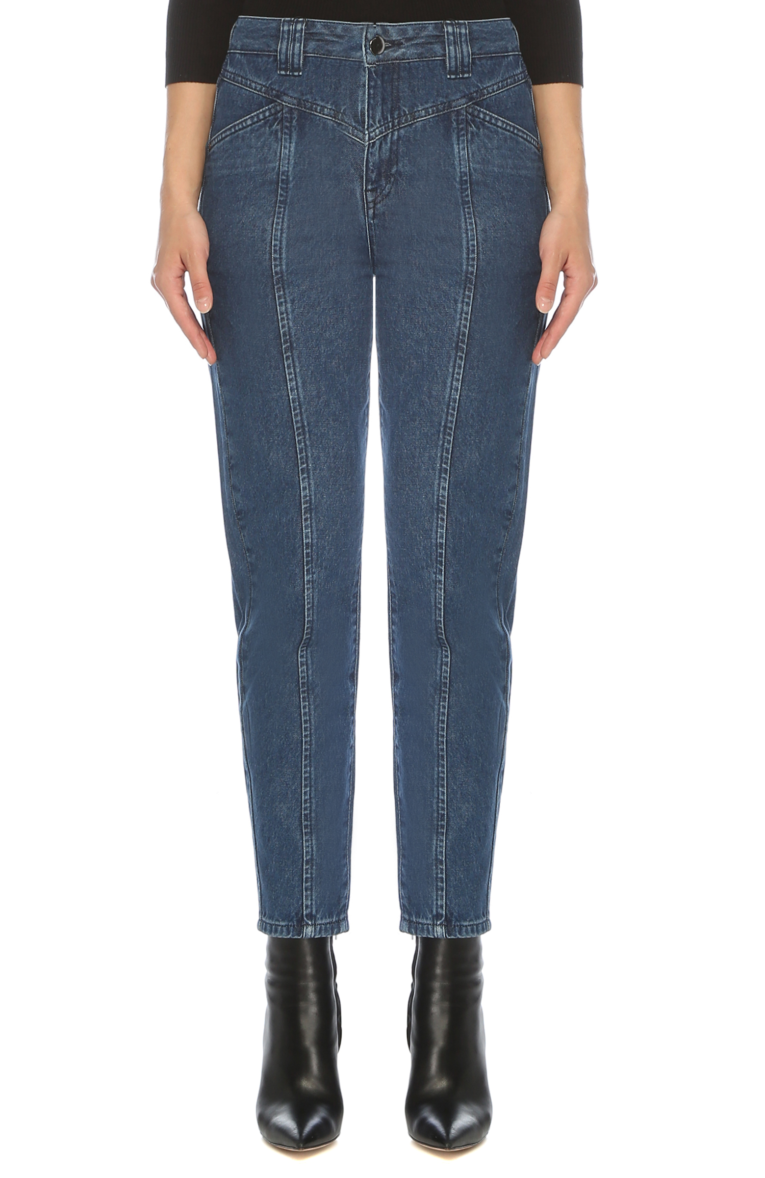 Mavi Dekoratif Dikişli Jean Pantolon Mavi Dekoratif Dikişli Jean Pantolon