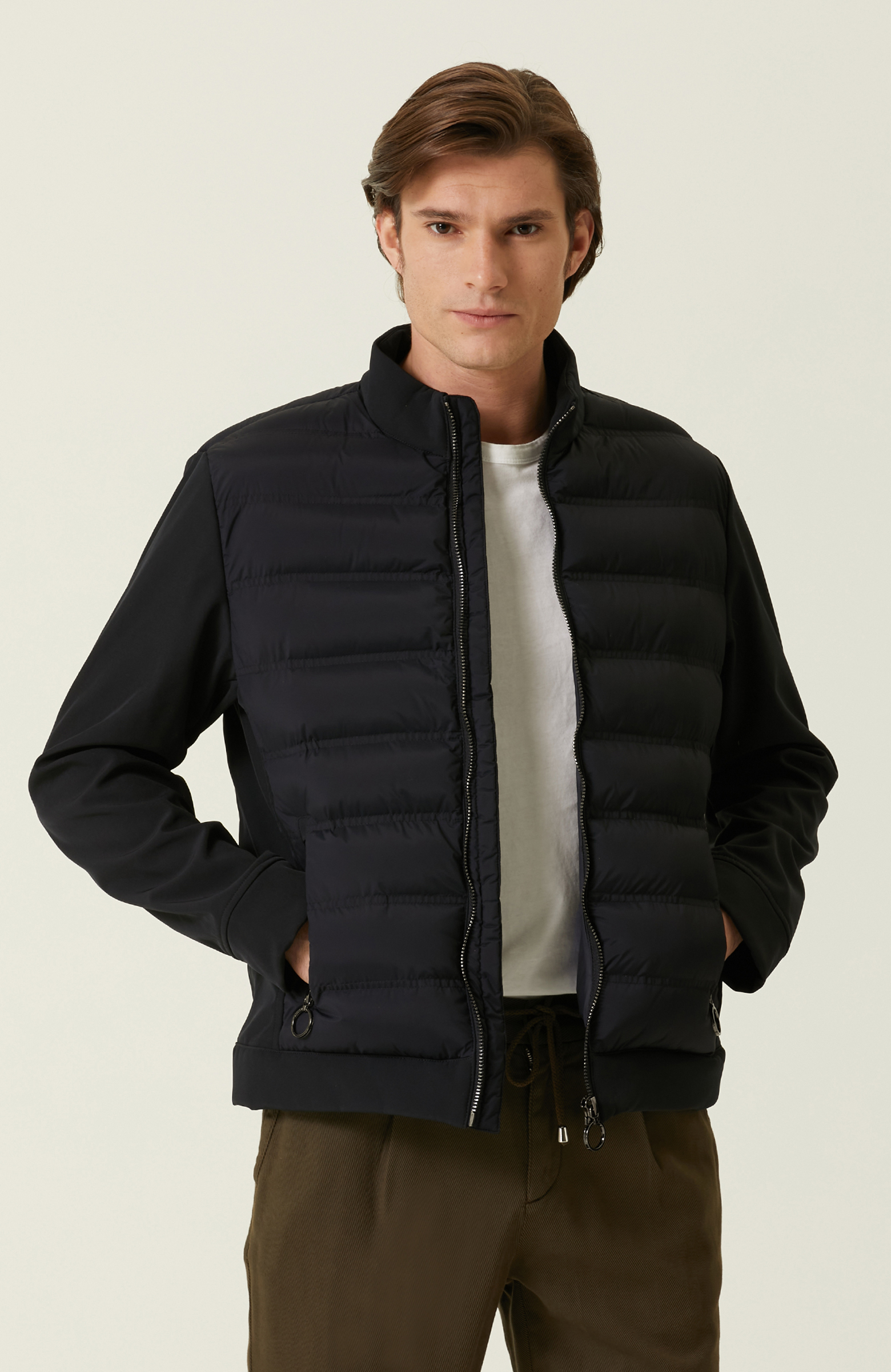 Slim Fit Lacivert Puff Mont Slim Fit Lacivert Puff Mont