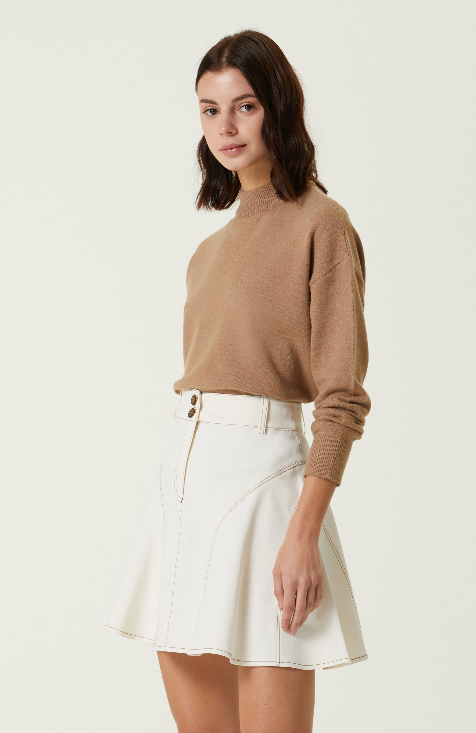 Regular Fit Camel Kazak