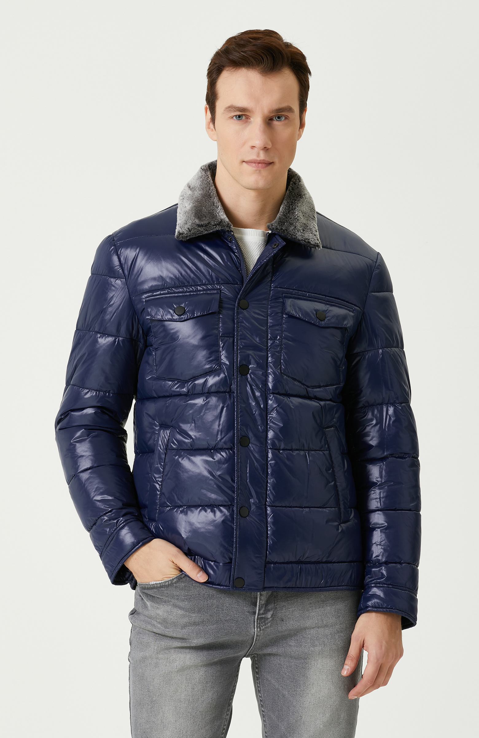 Basic Fit Lacivert Mont