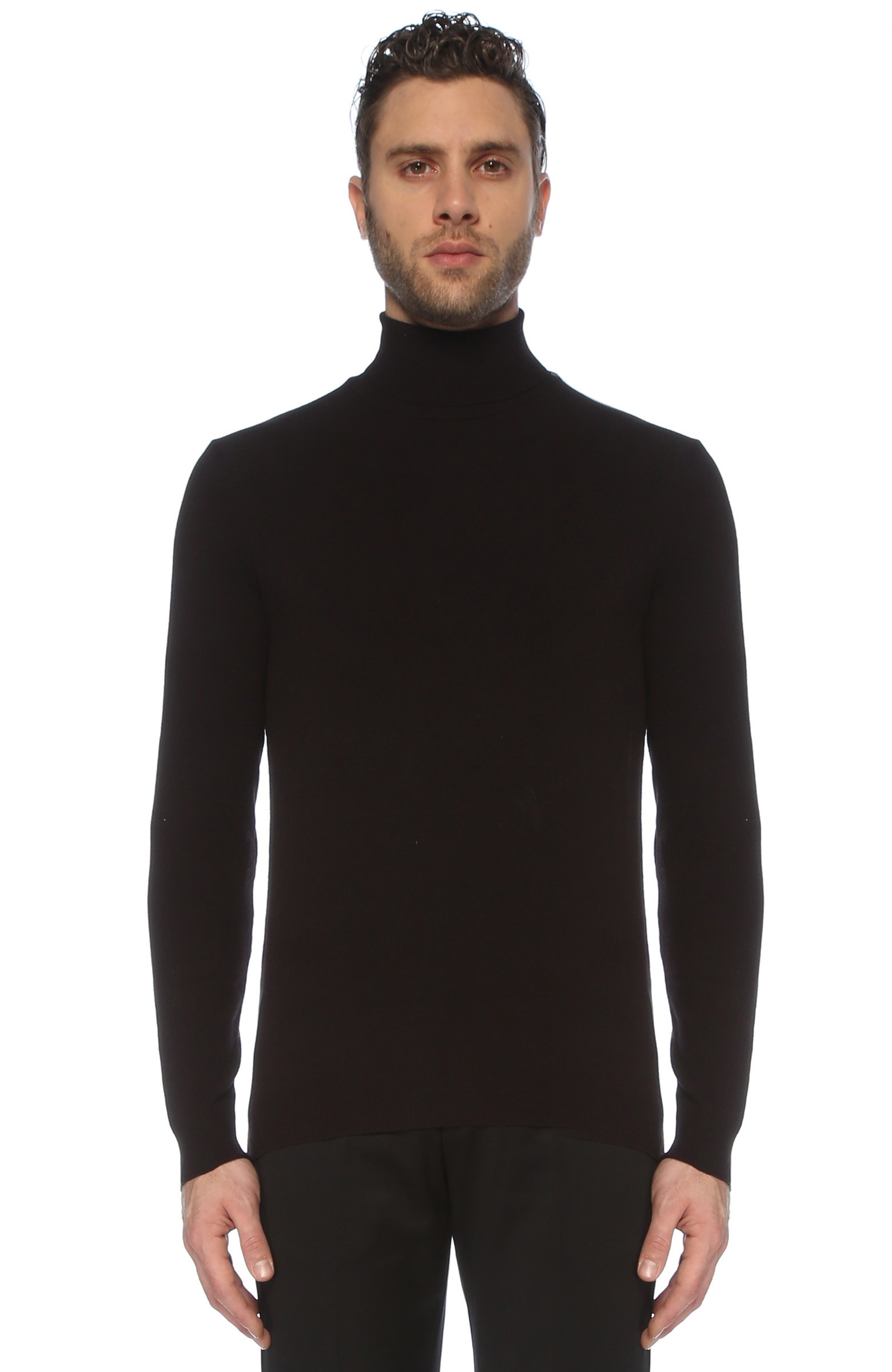 Bordo Balıkçı Yaka Kazak