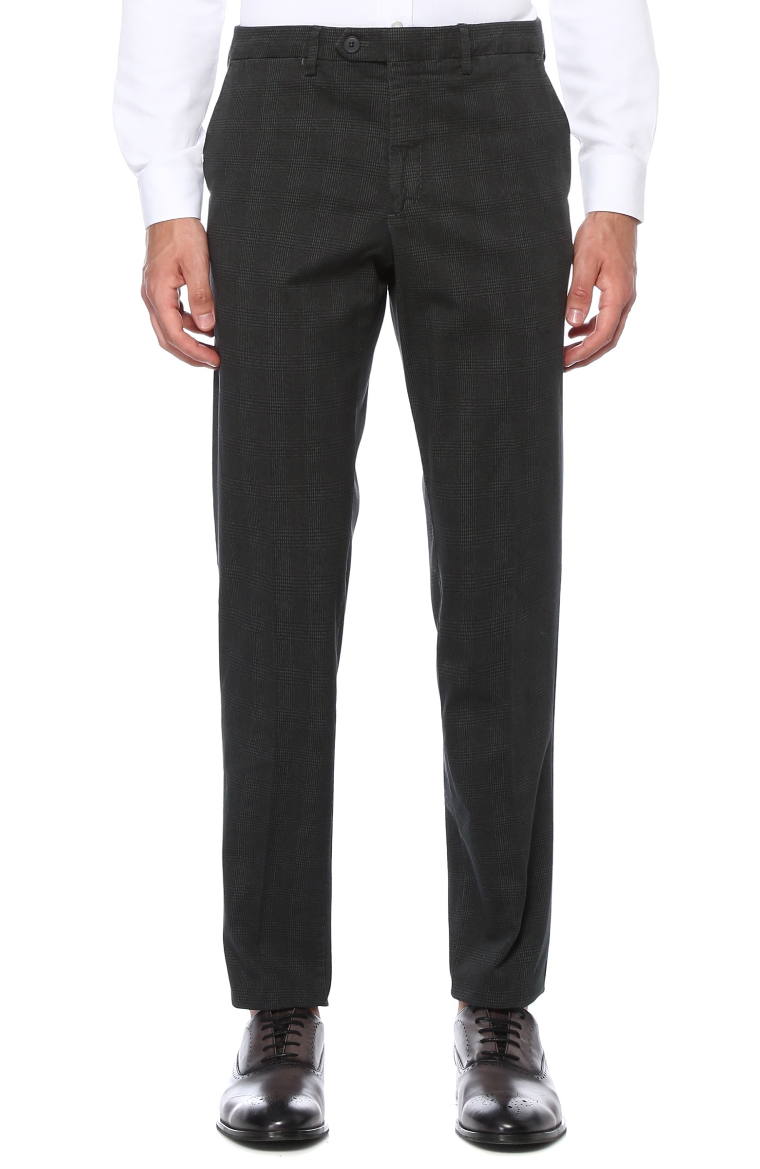 Antrasit Ekose Pantolon