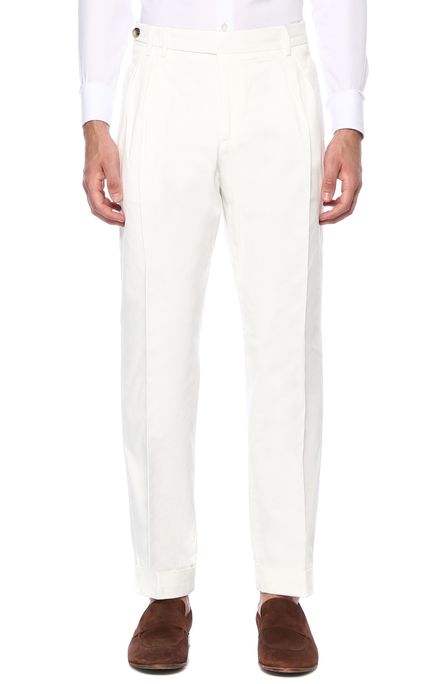 Carrot Fit Ekru Normal Bel Pantolon Carrot Fit Ekru Normal Bel Pantolon