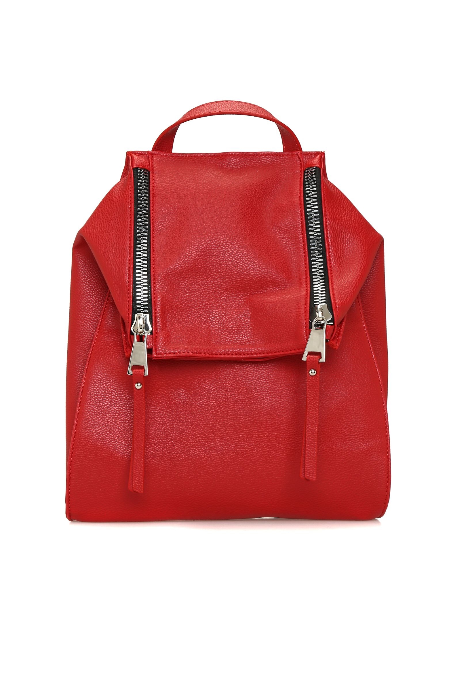 Kırmızı Kadın Sırt Çantası