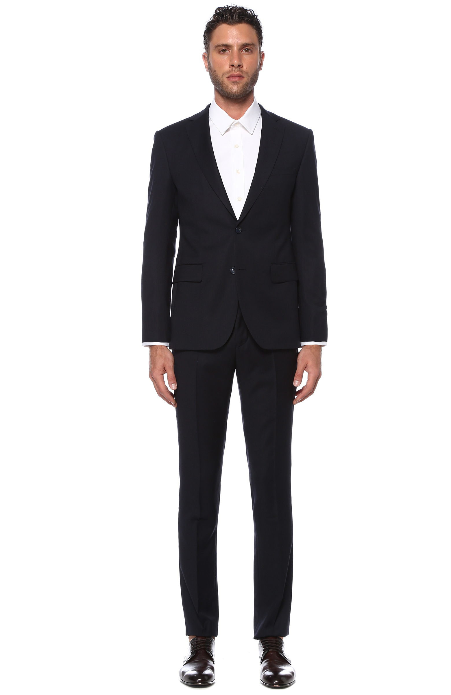 Lacivert Yün Takım Elbise