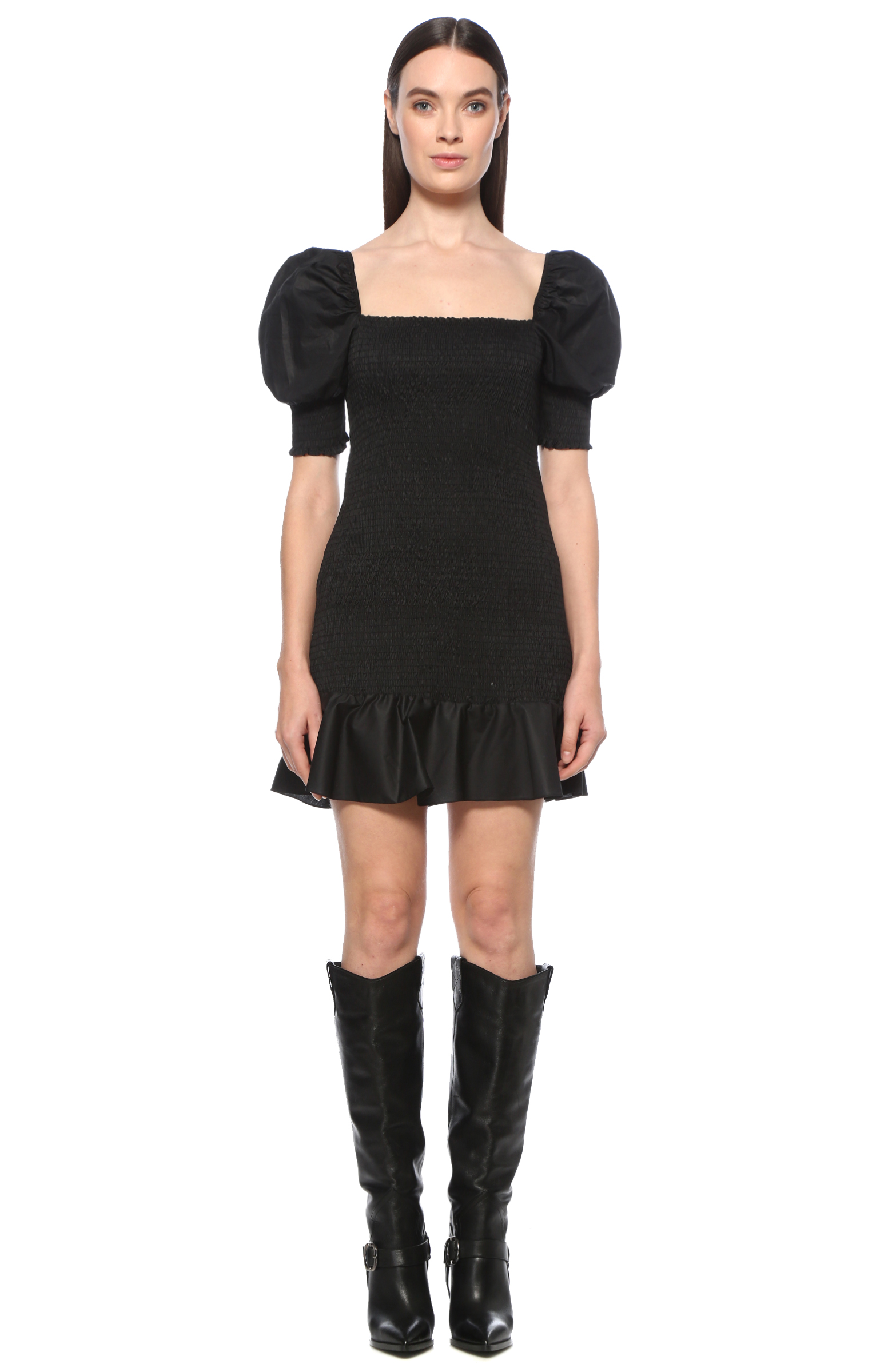 Siyah Mini Elbise Siyah Mini Elbise