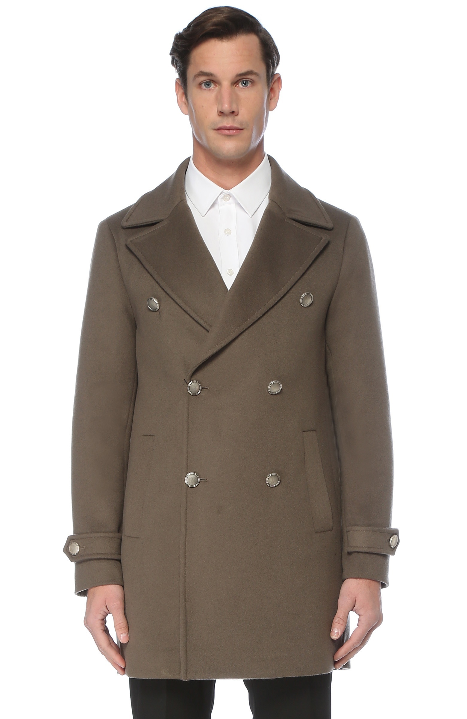 Vizon Kruvaze Yaka Palto