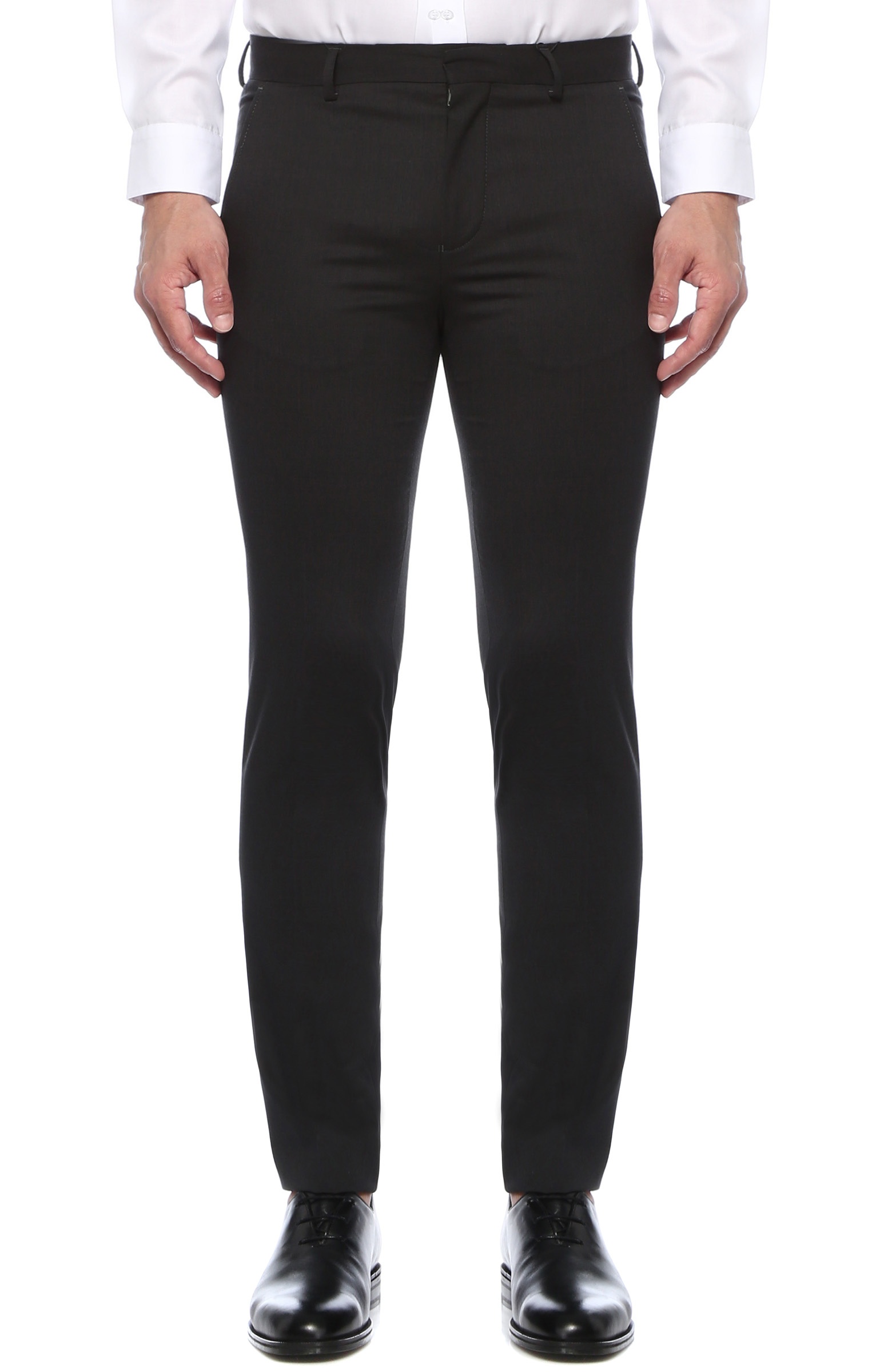 Drop 6 Slim Fit Antrasit Yün Pantolon Drop 6 Slim Fit Antrasit Yün Pantolon