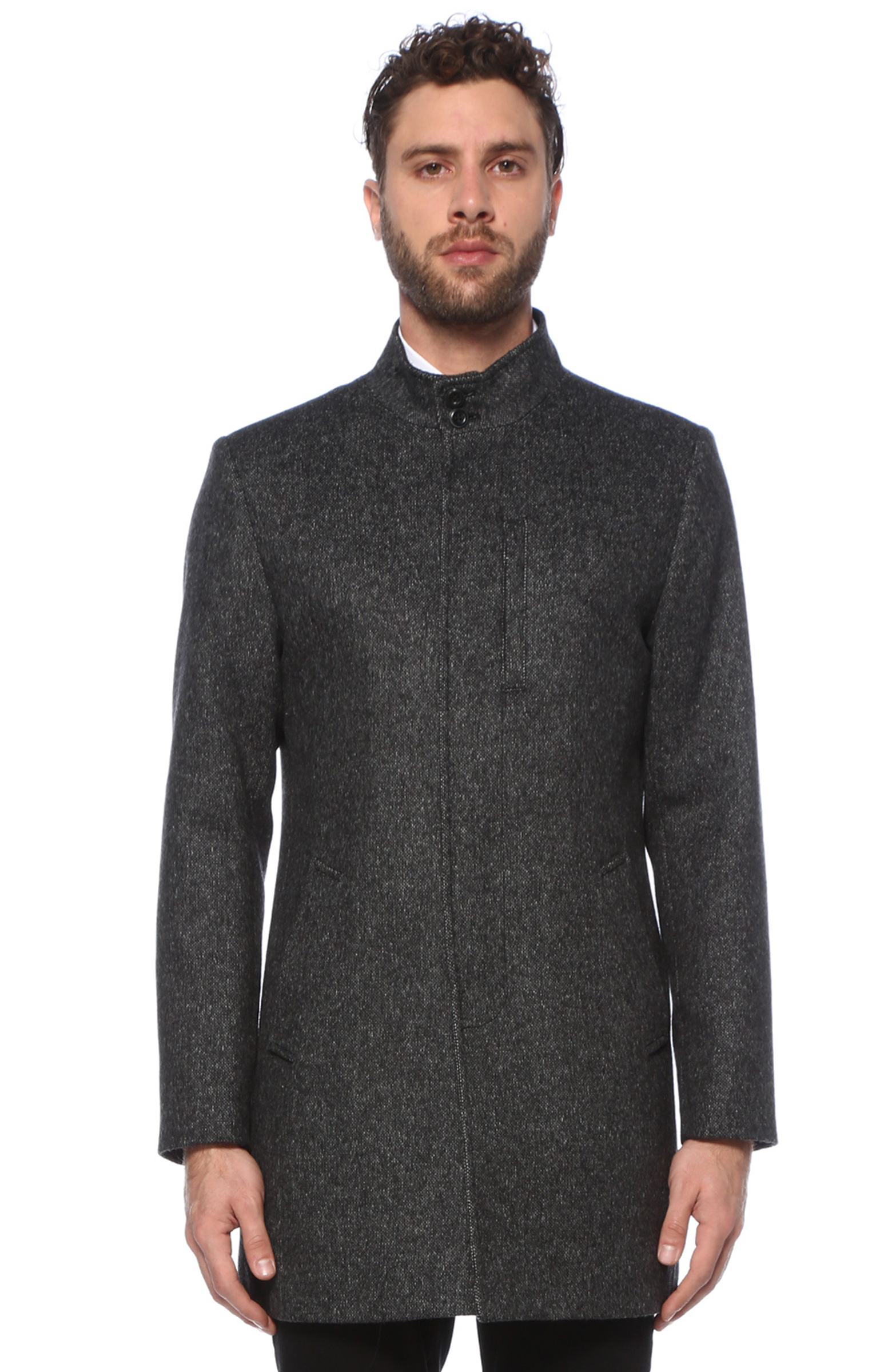 Antrasit Desenli Kaban Antrasit Desenli Kaban