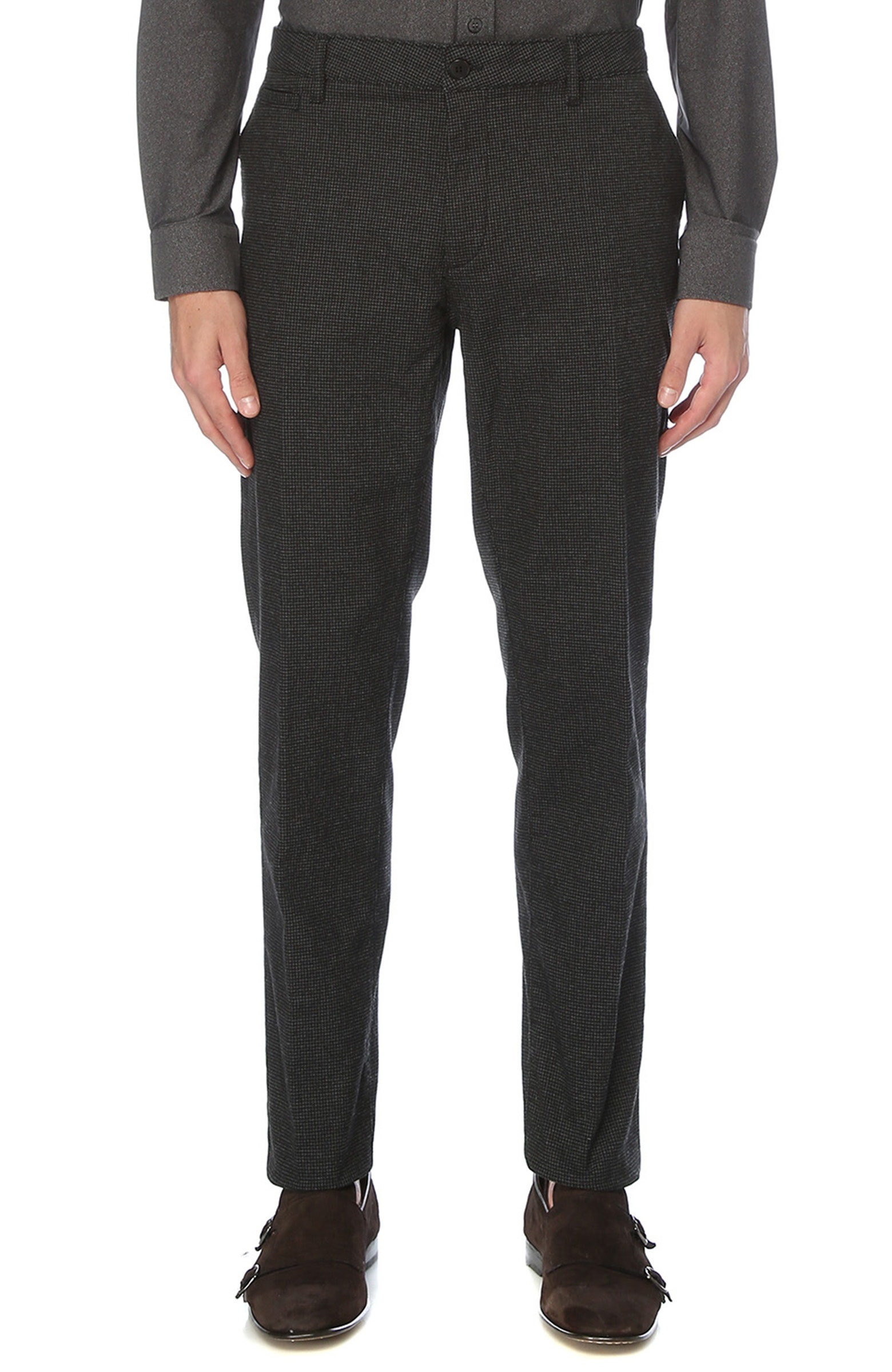 Siyah Desenli Pantolon