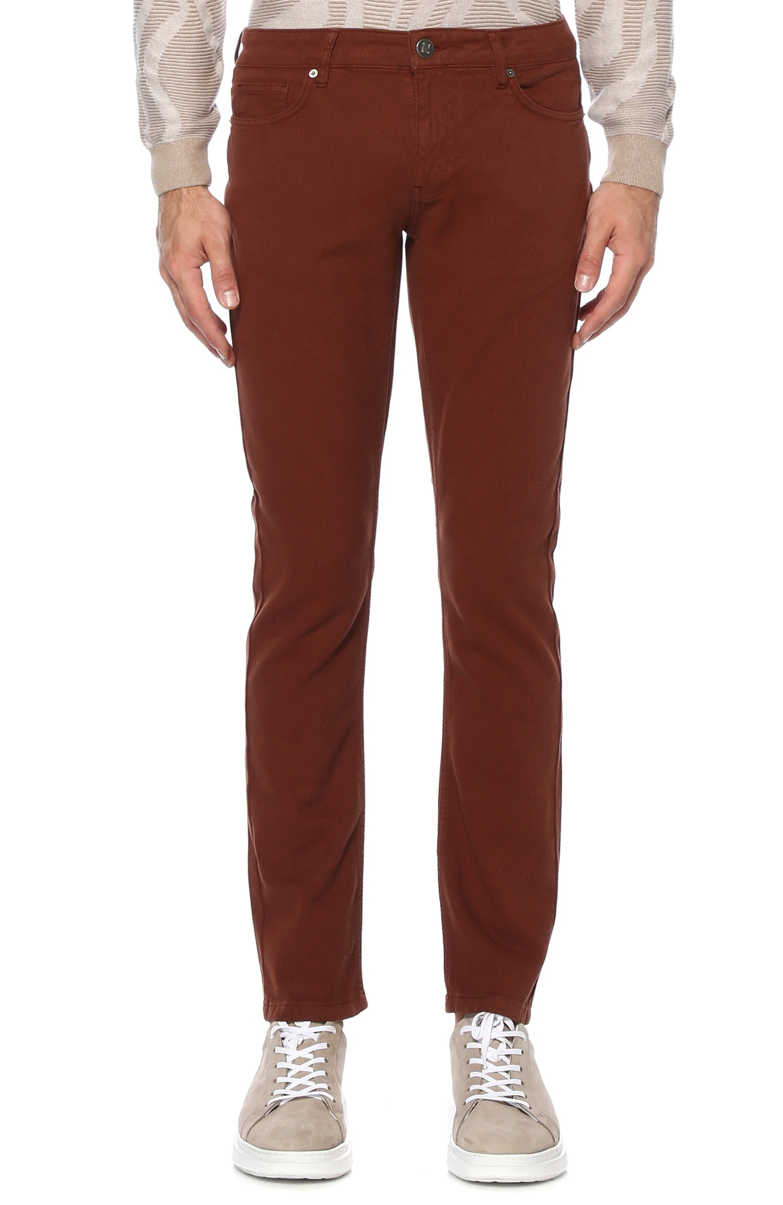 Slim Fit Tütün Casual Pantolon Slim Fit Tütün Casual Pantolon