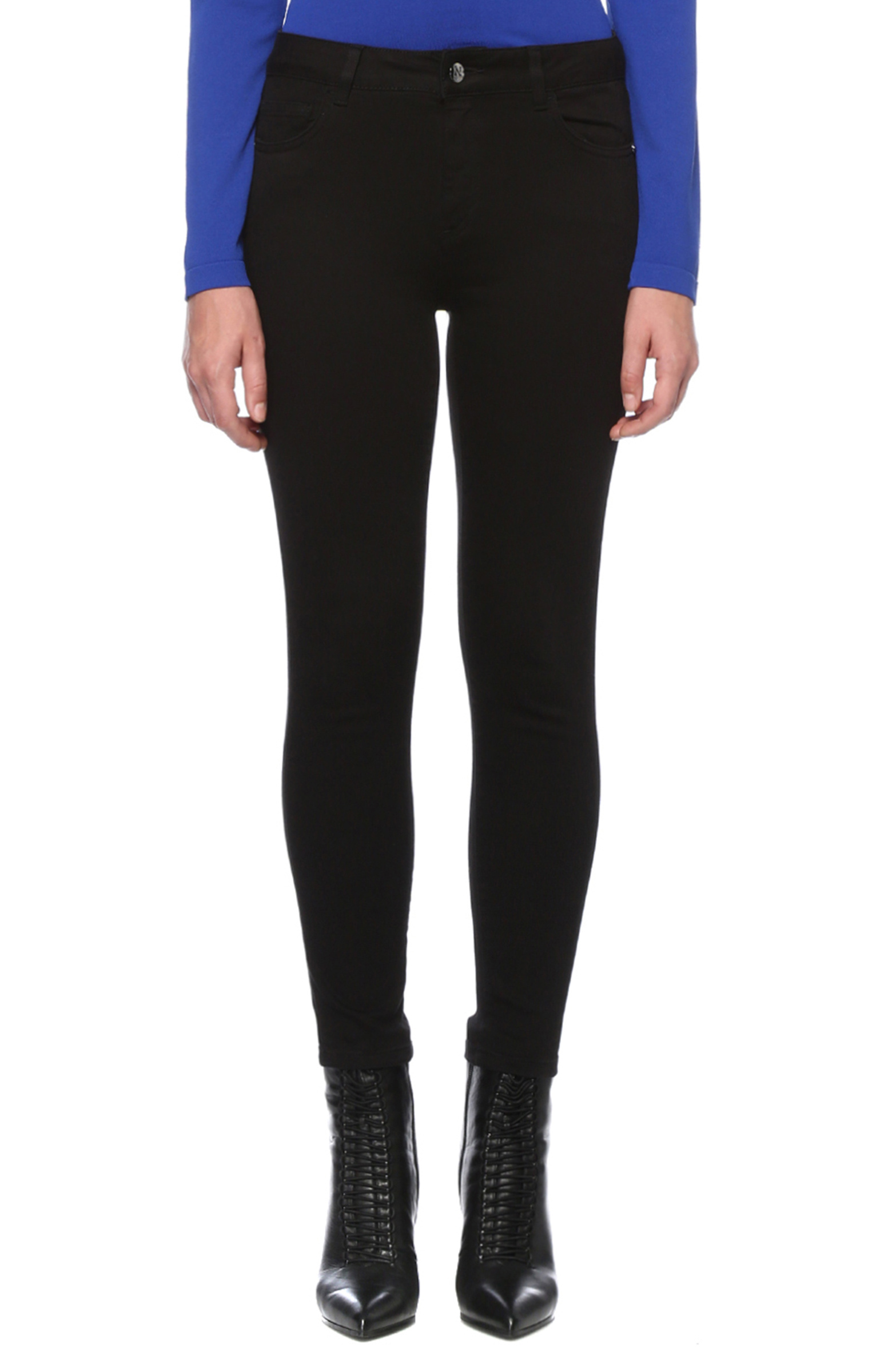 Slim Fit Siyah Casual Pantolon