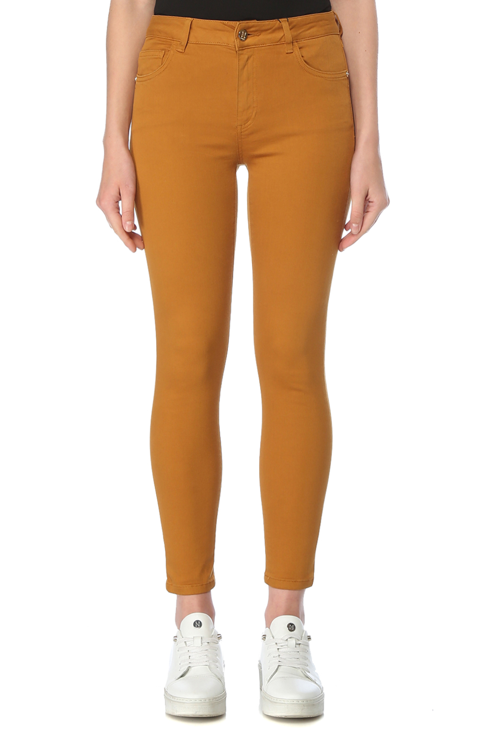 Slim Fit Camel Casual Pantolon