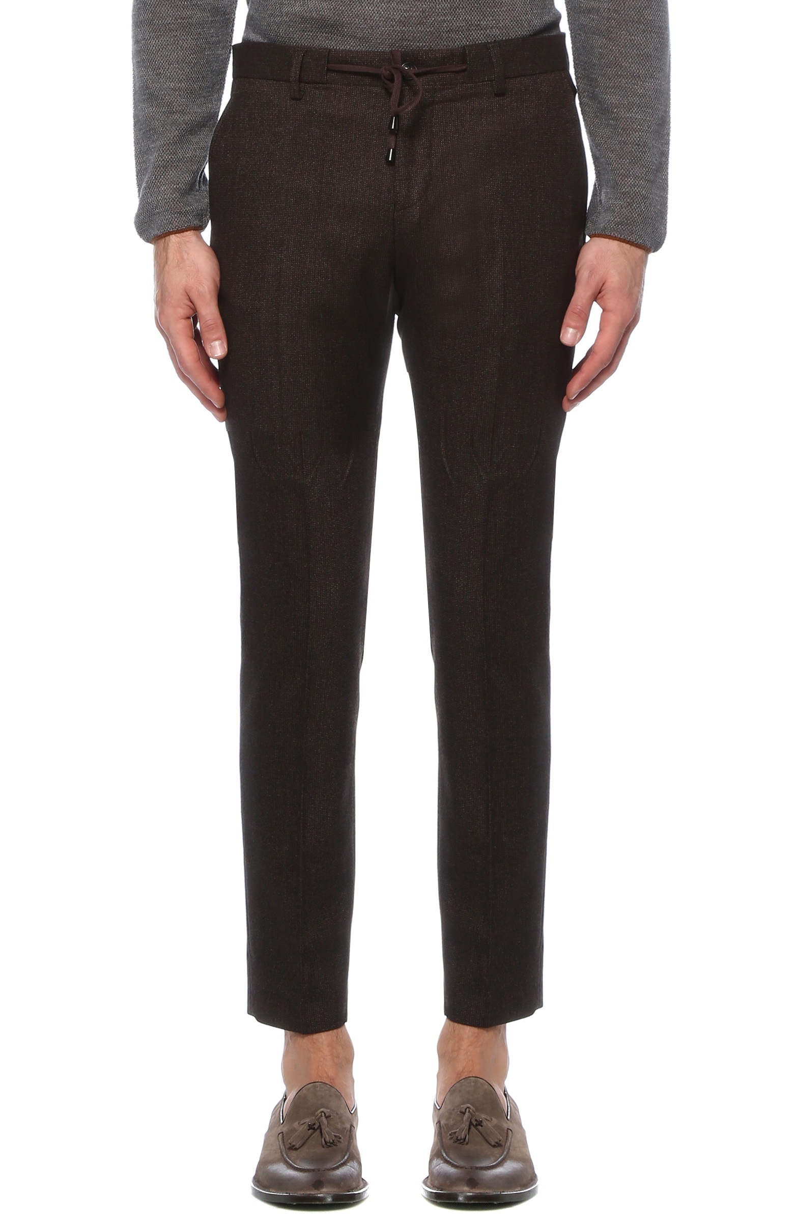 Slim Fit Kahverengi Jogger Pantolon Slim Fit Kahverengi Jogger Pantolon