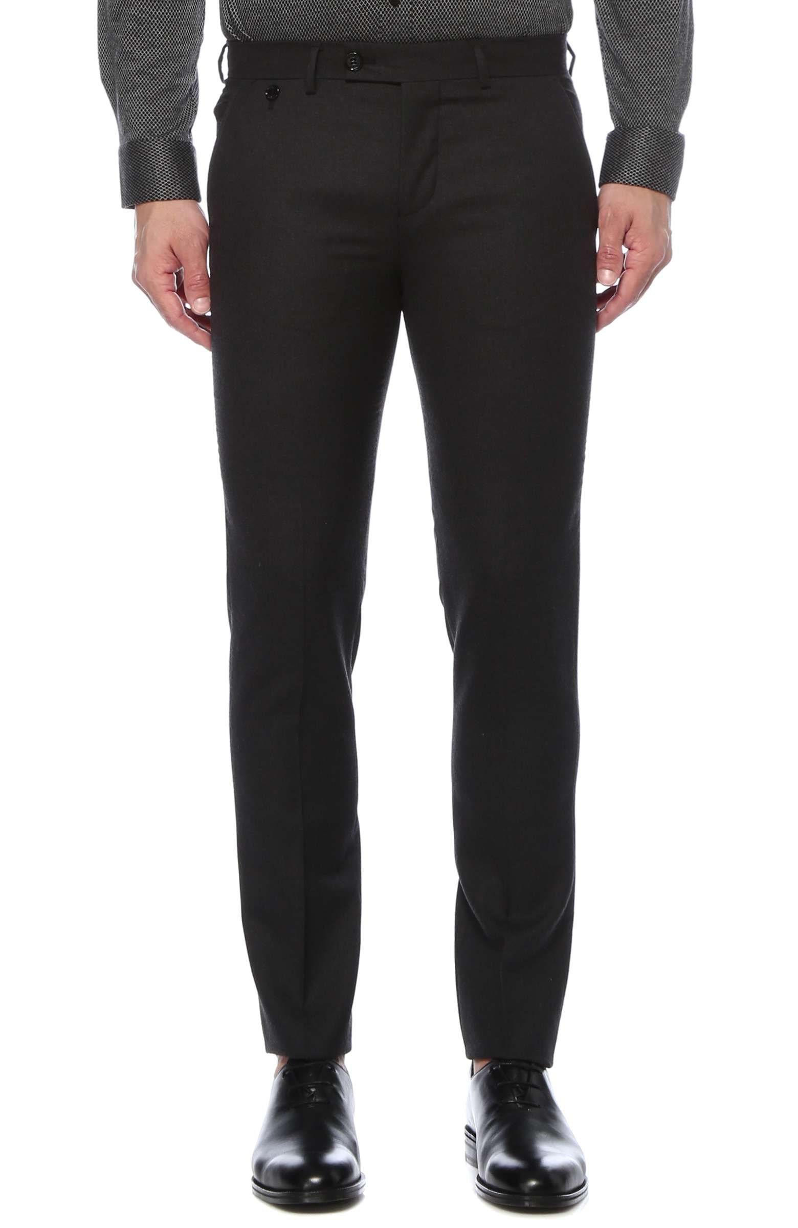 Slim Fit Drop 6 Antrasit Yün Pantolon Slim Fit Drop 6 Antrasit Yün Pantolon