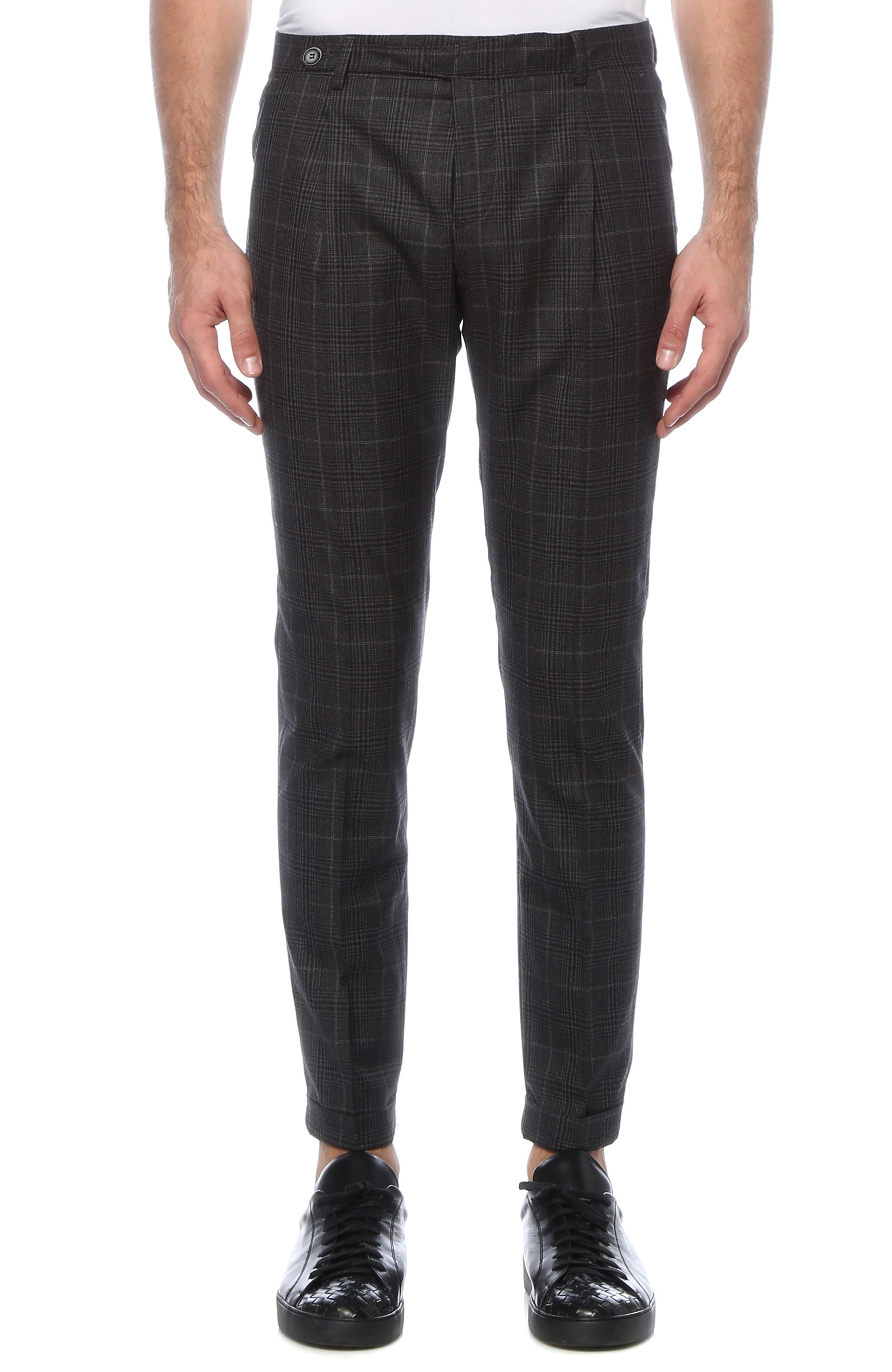 Antrasit Ekose Pantolon