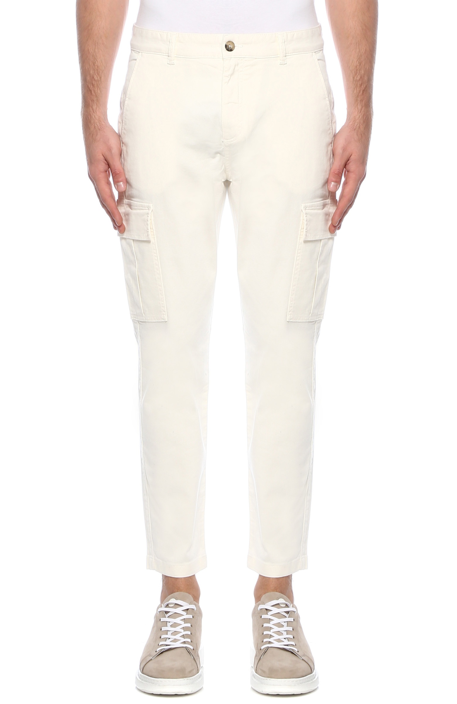 Relax Fit Ekru Casual Pantolon Relax Fit Ekru Casual Pantolon